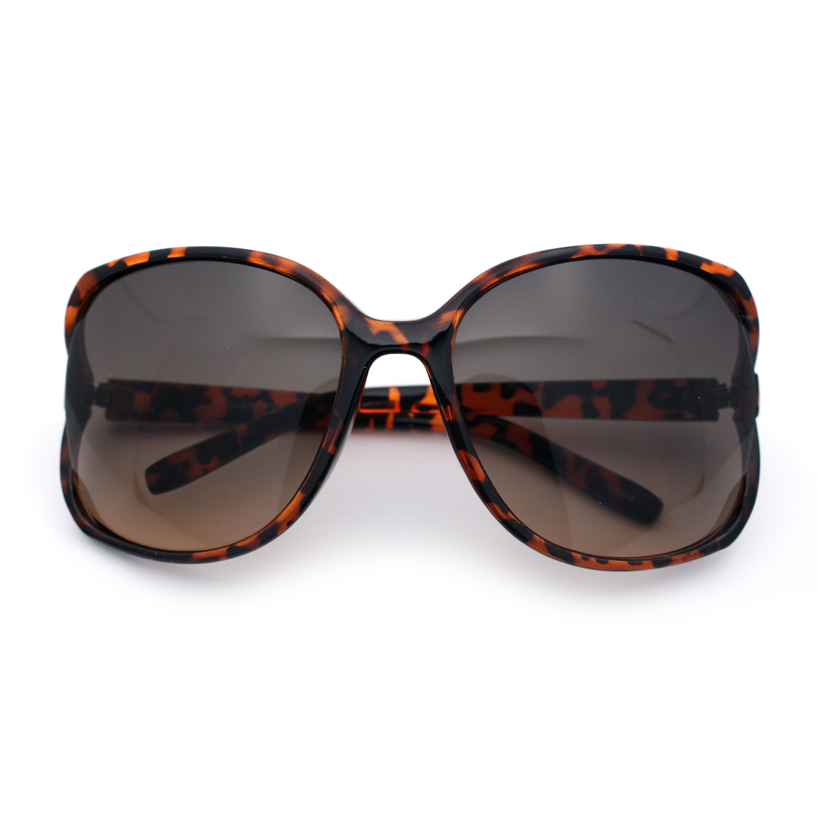 Womens Large Fashion Oversized Butterfly Sunglasses with Exposed Side ...