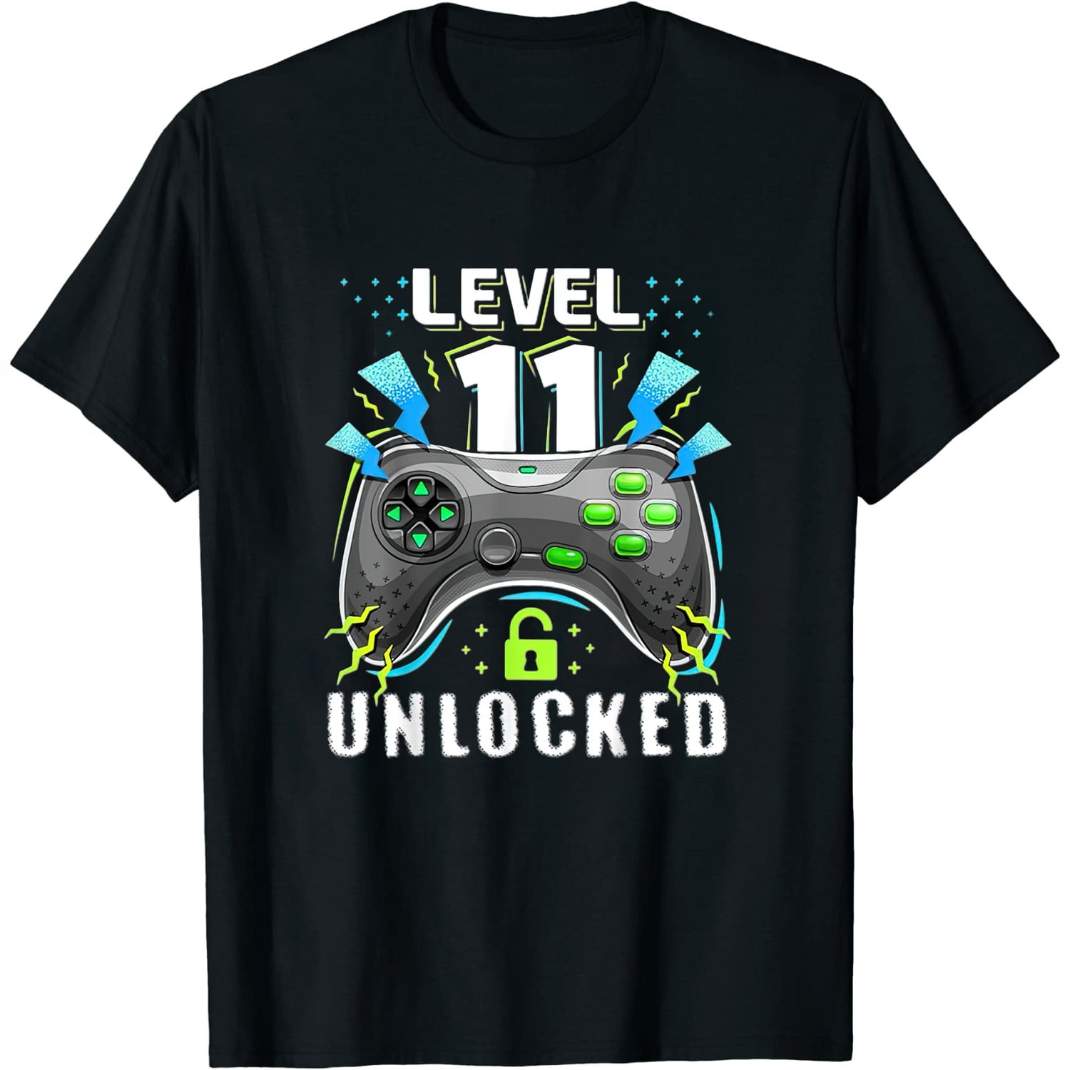 Womens Level 11 Unlocked Video Game 11Th Birthday Gamer Gift Boys T ...