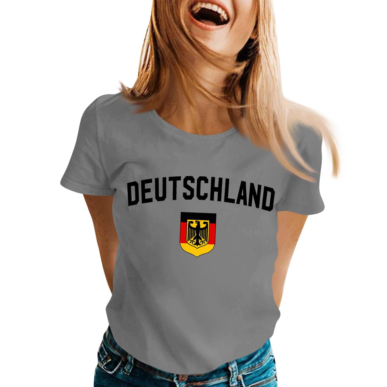 Womens Lightweight Shirt Spring Summer Outfits Cap Sleeve Soccer Cup ...