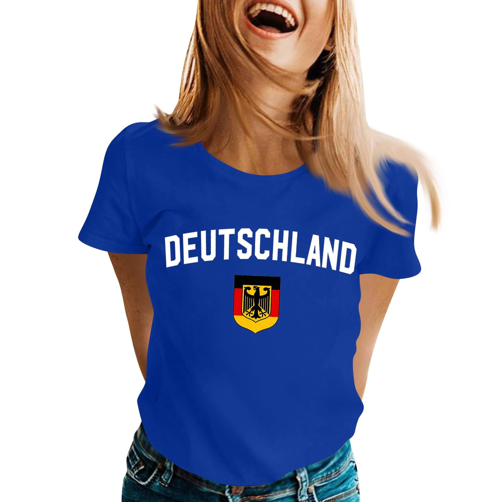 Womens Lightweight Shirt Spring Summer Outfits Cap Sleeve Soccer Cup ...