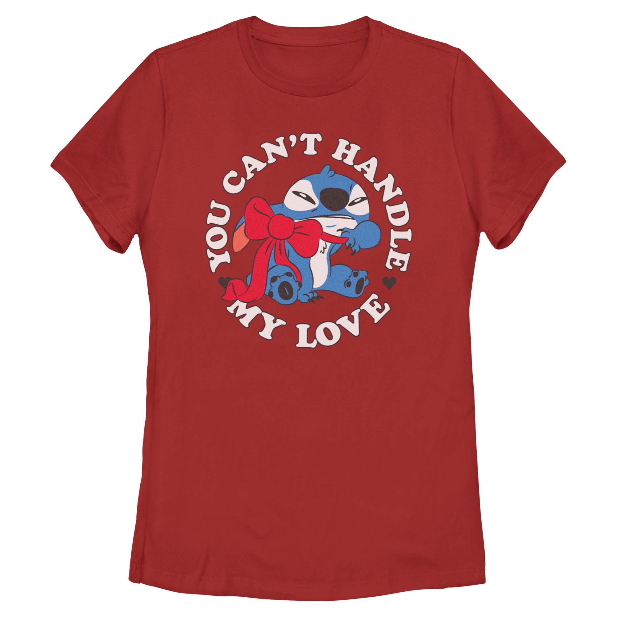 Womens Lilo & Stitch You Can't Handle My Love T Shirt - Walmart.com