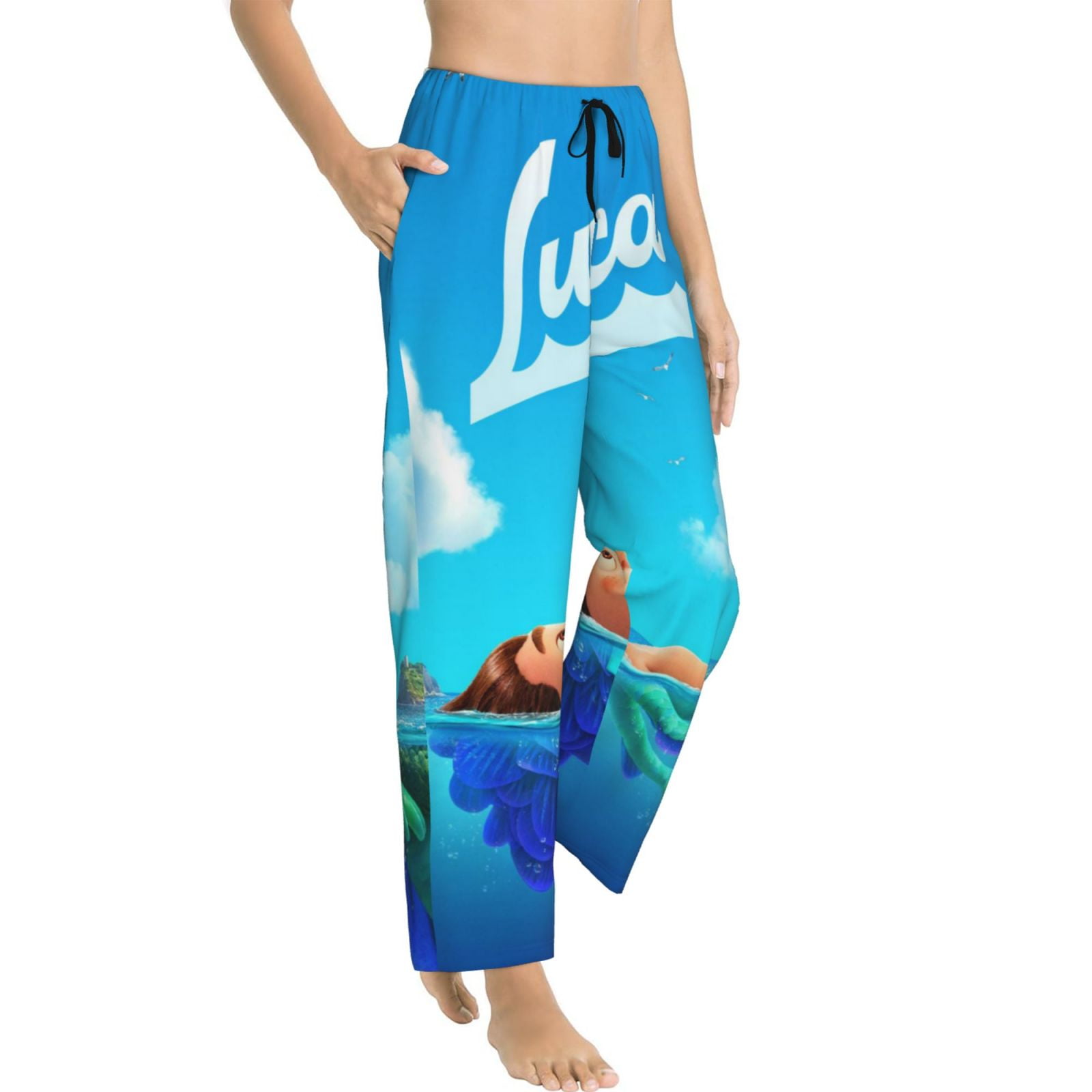 Womens Luc Pajama Pants Soft Lightweight Pajama Pants Cartoon Pajama ...