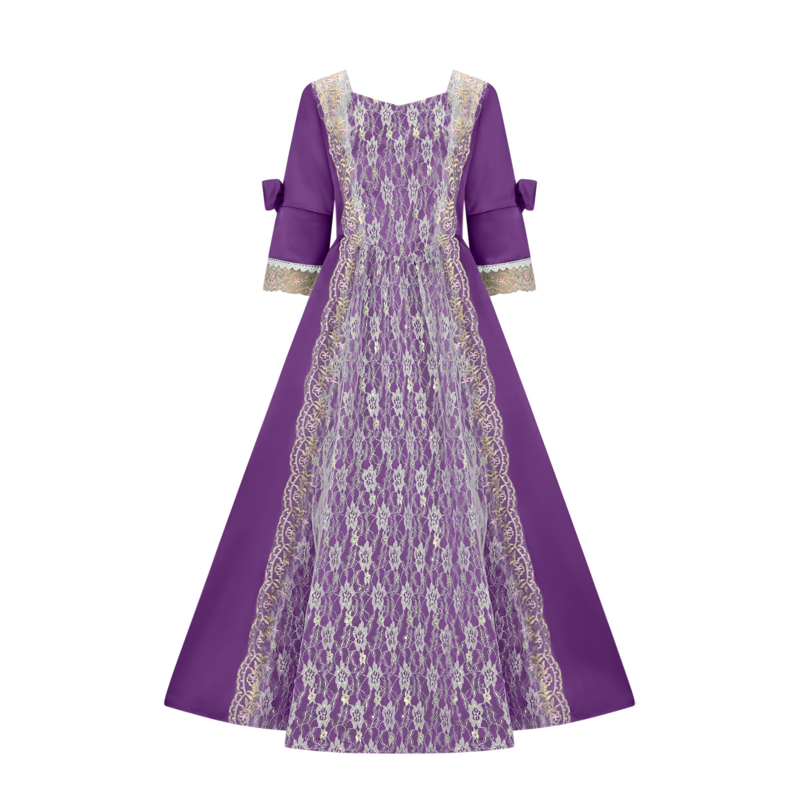 Womens Marie Antoinette Costume Dress Victorian Rococo Dresses Ball ...