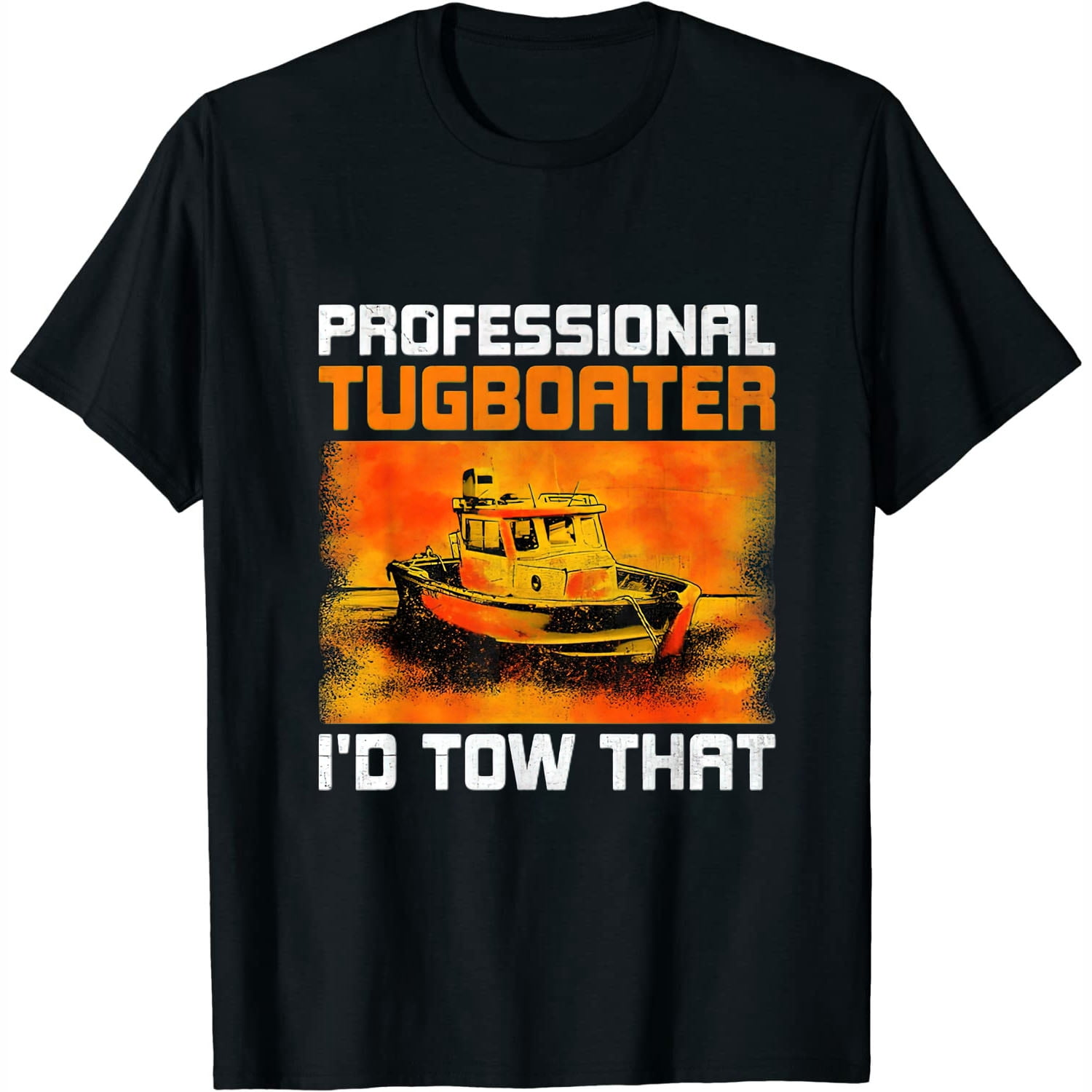 Womens Maritime Tugboat Crew Professional Tugboater Funny Tugboat T ...