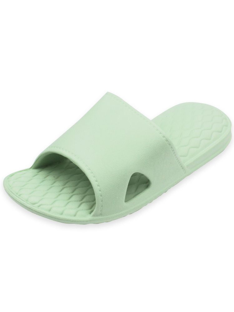 Womens Massage Slides Shower Sandals Poolside Slip On Cushion House ...