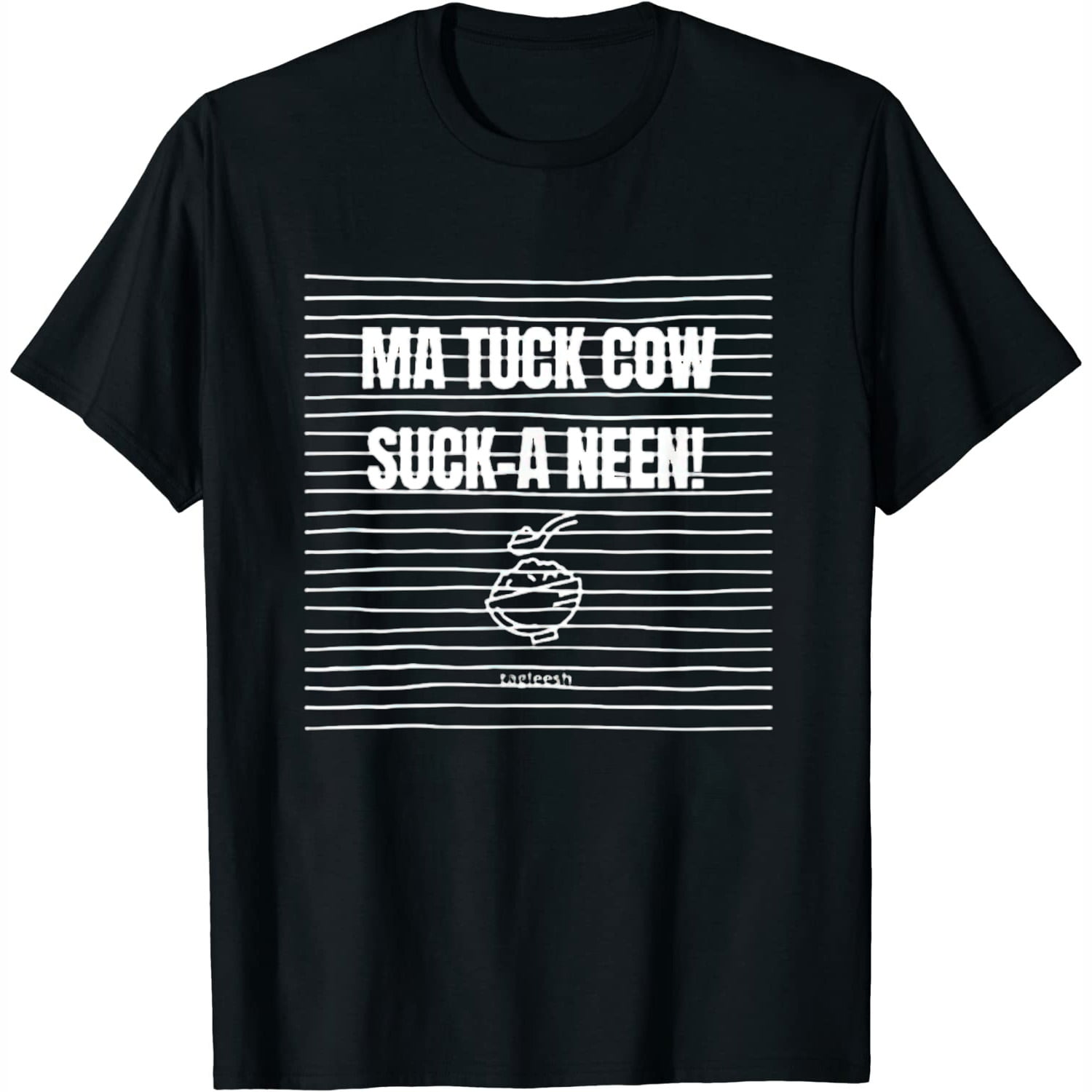 Womens Matakaw Sa Kanin Ma-Tuck-Cow Funny Filipino T-Shirt Black Small ...