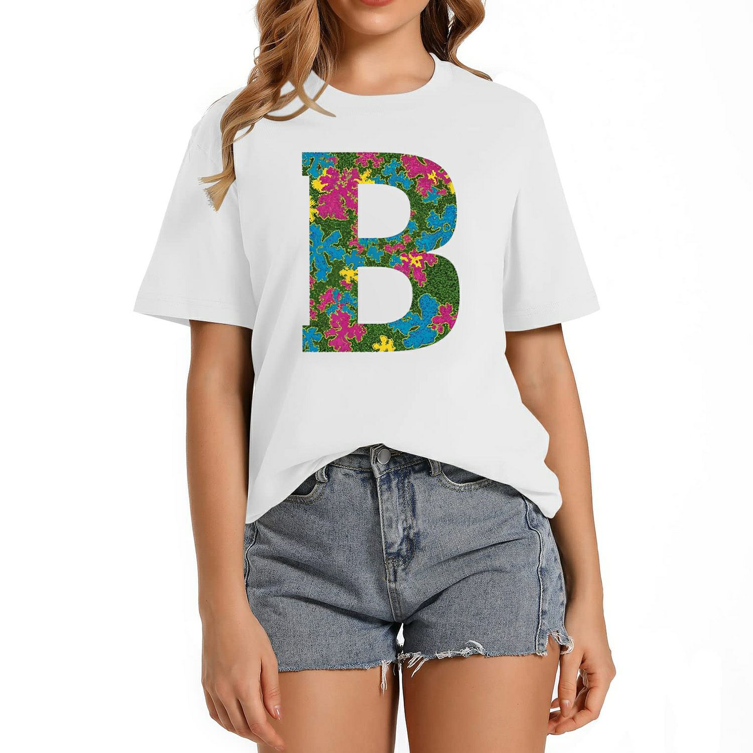 Womens Maui Beach Tropical Hibiscus Surf Ocean Travel Vacay Crew Neck T ...