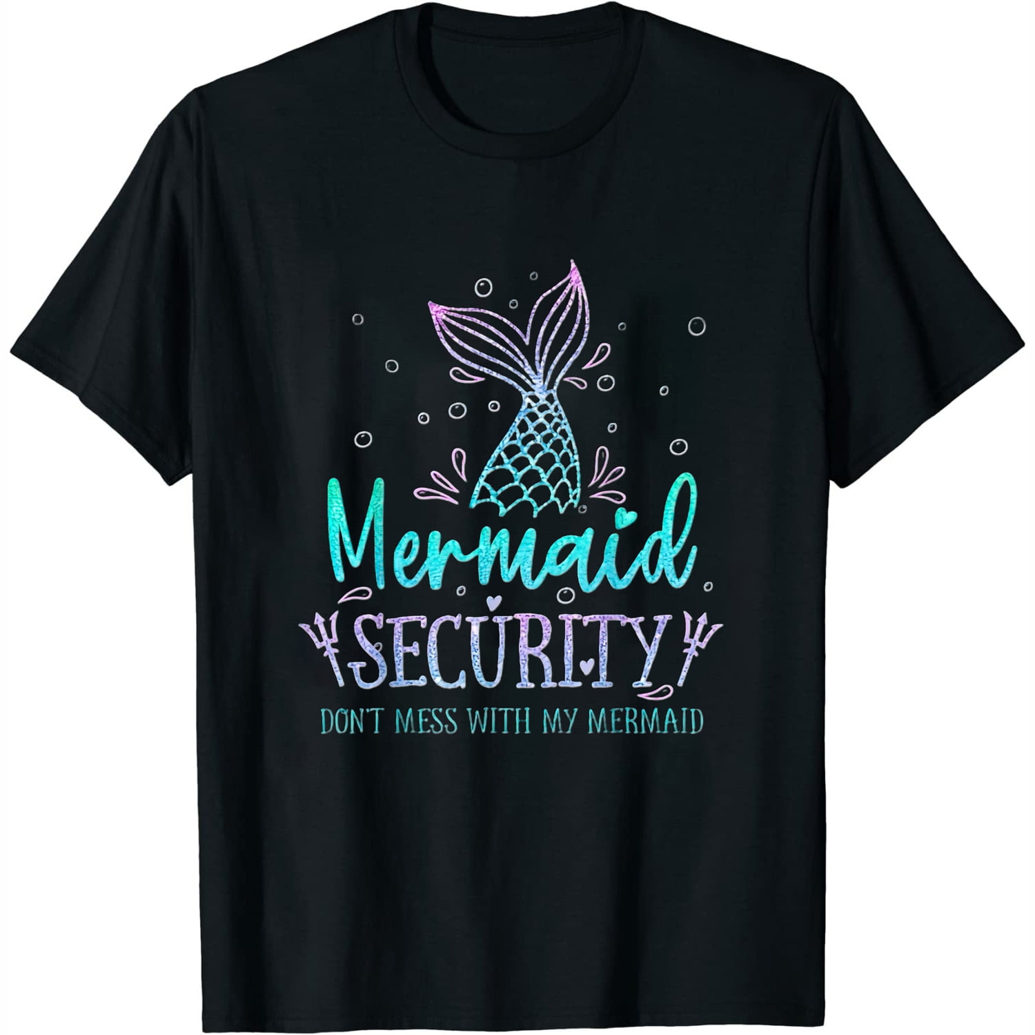 Womens Memaid Security Mermaid Daddy Merdad Father'S Day Merman Dad T ...