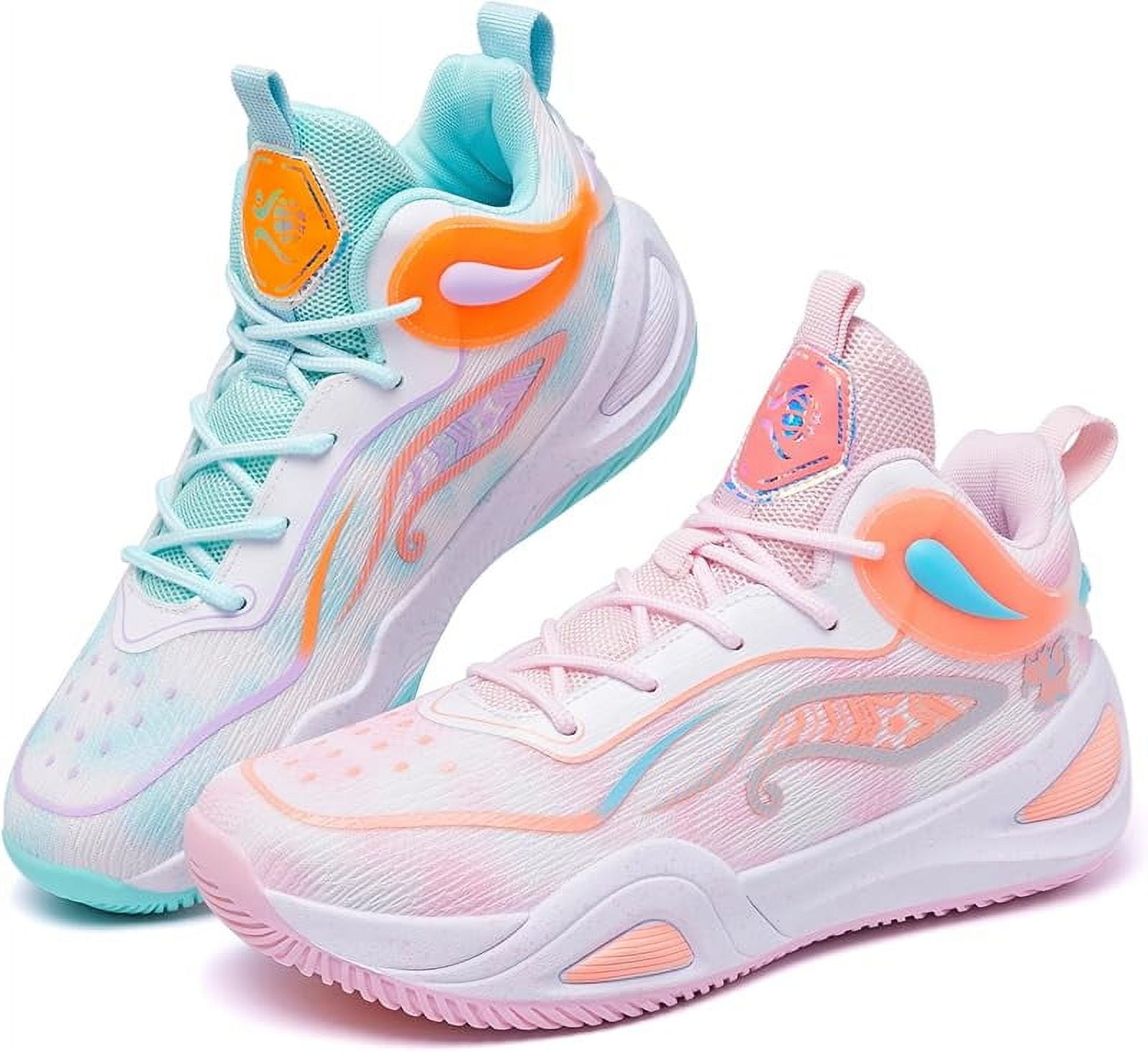 Womens Mens Basketball Shoes Breathable Lightweight Fashion Athletic ...