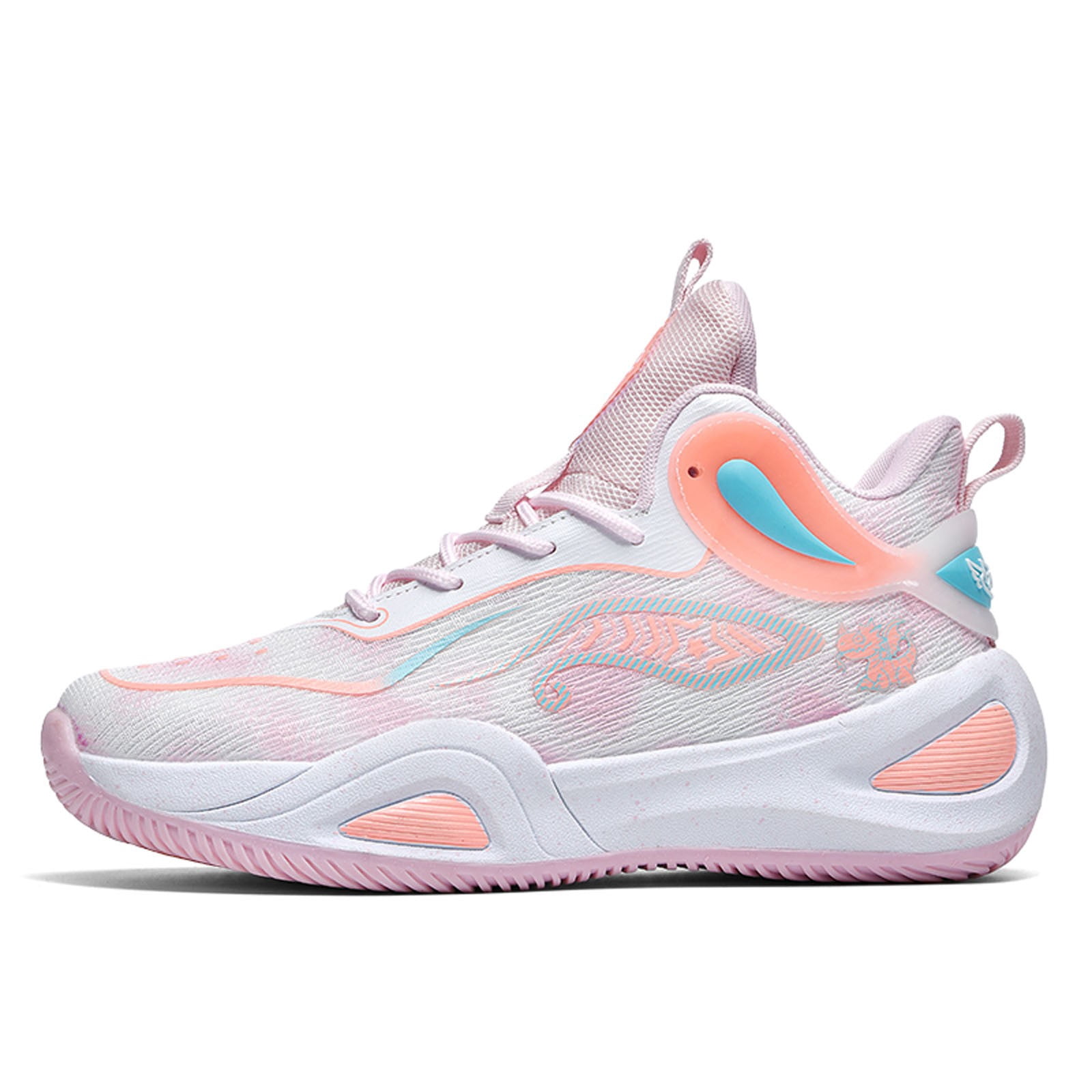 Womens Mens Basketball Shoes High Top Fashion Volleyball Sneakers ...