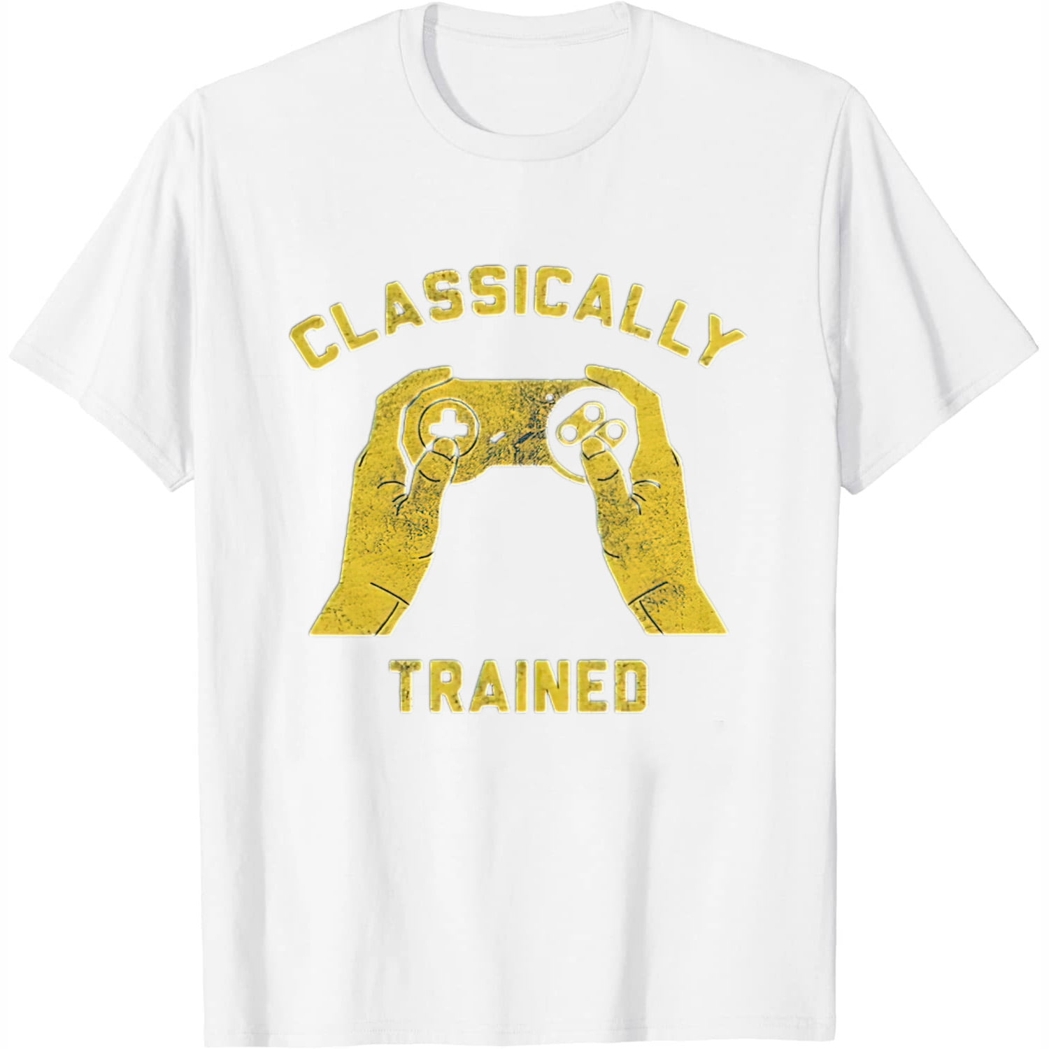 Womens Mens Classically Trained T Shirt Funny Gaming Gift Nerd Gamer ...