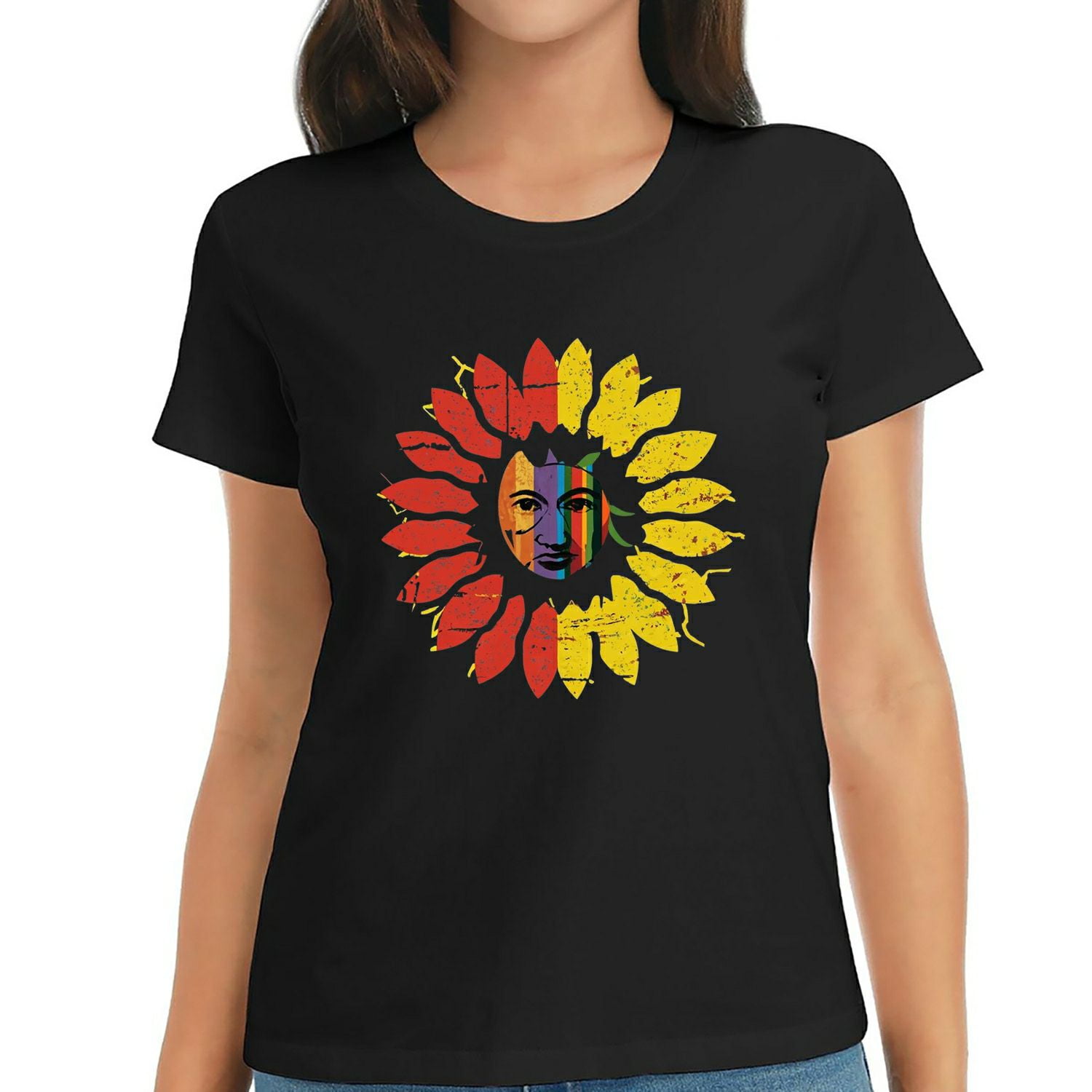 Womens Mens Mental Health Matters Leopard Print Boho Rainbow Awareness