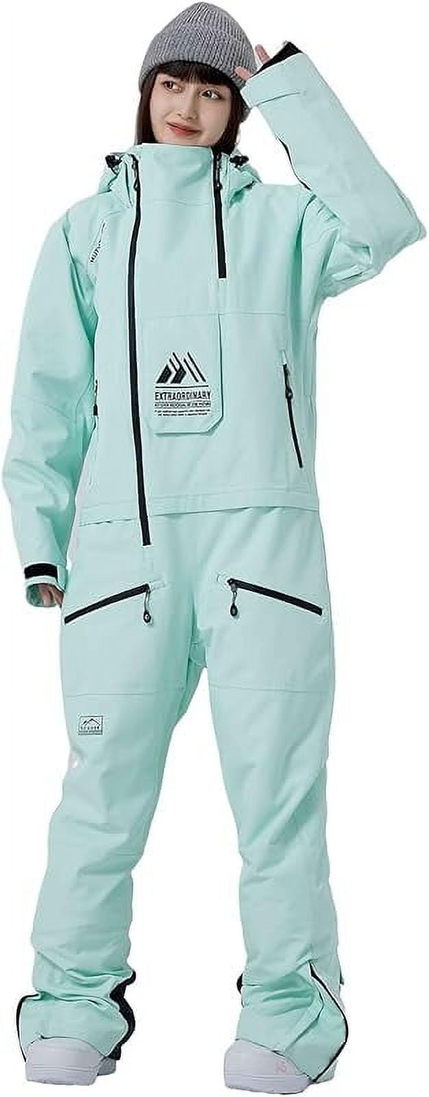 Womens Mens One Pieces Ski Suits Jumpsuits Insulated Waterproof ...