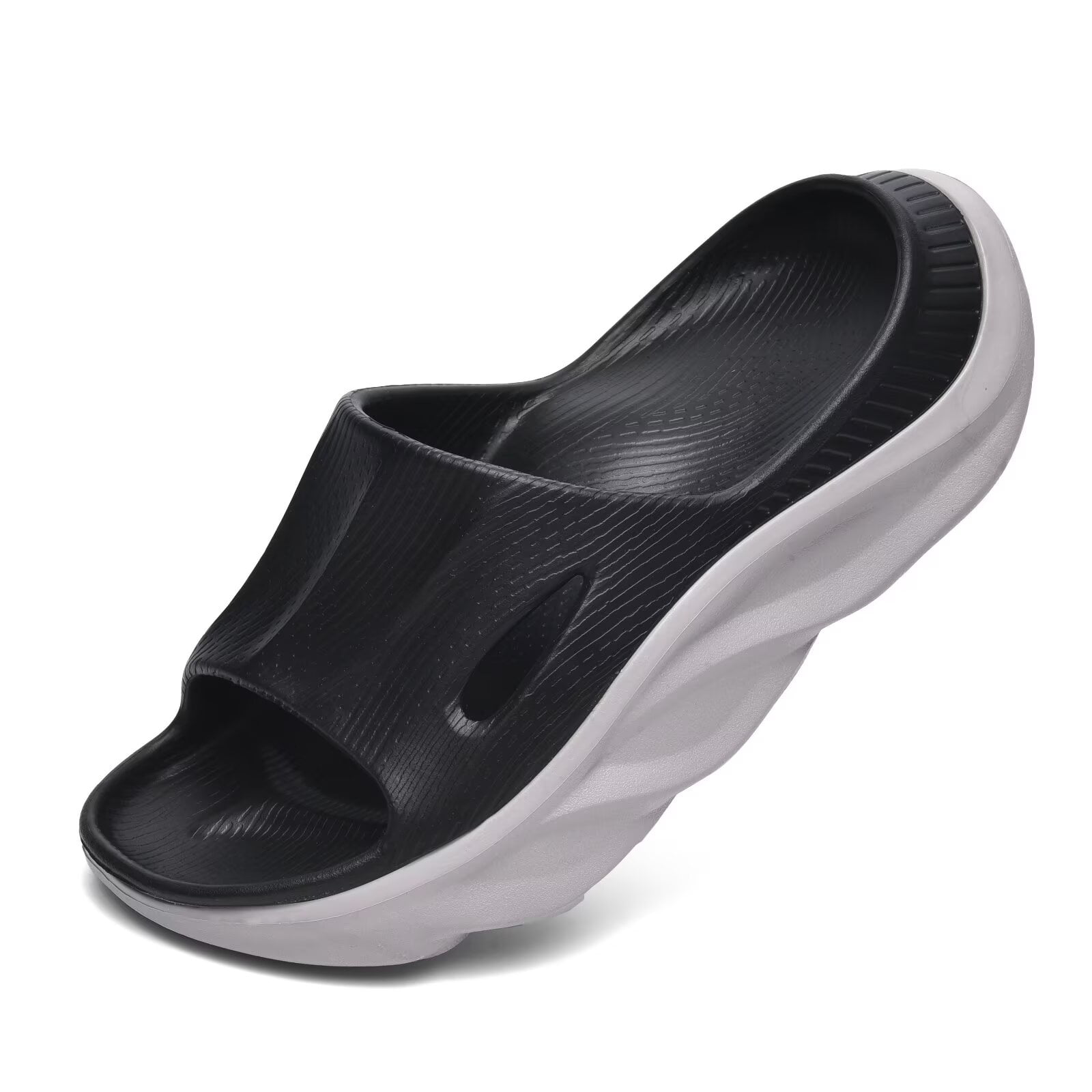 Womens Mens Recovery Slides with Comfortable Plantar Fasciitis Arch ...