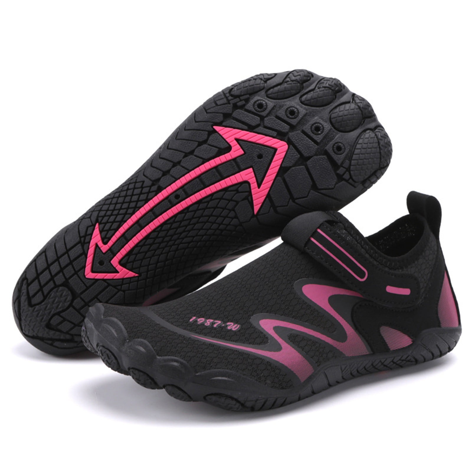 Womens Mens Swim Water Shoes Wide Toe Barefoot Quick Aqua Socks for ...