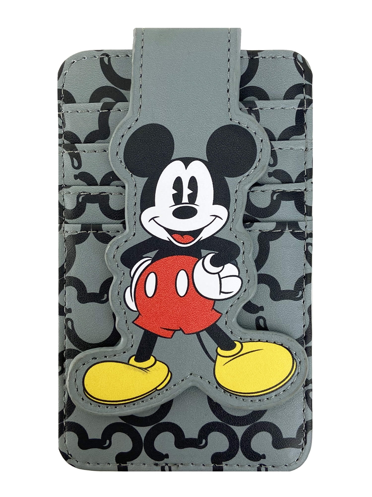 Womens Mickey Mouse Card Holder Wallet Button Snap Closure - Walmart.com
