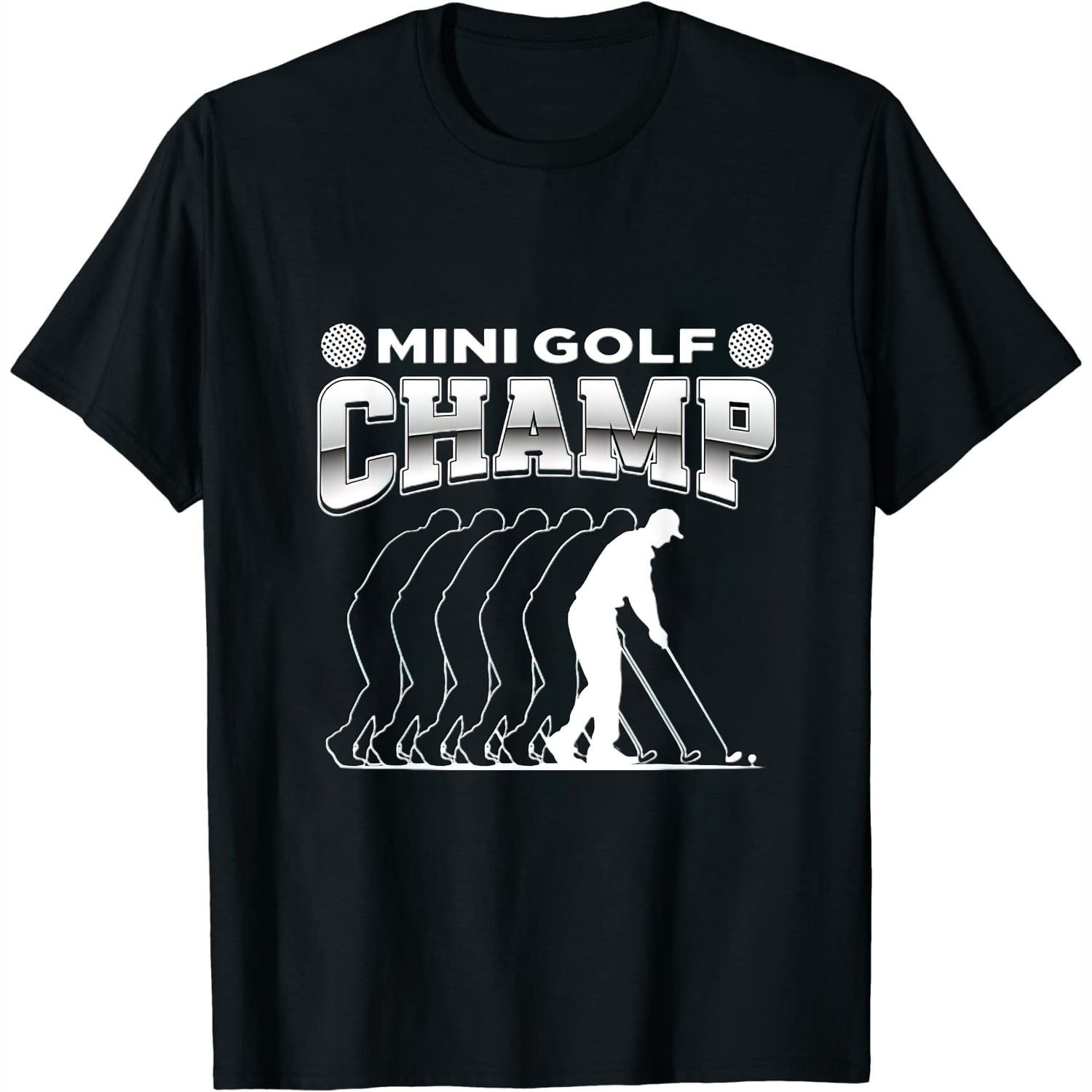 Womens Mini Golf Champ - Putt Miniature Golfing Putt T-Shirt - Walmart.com