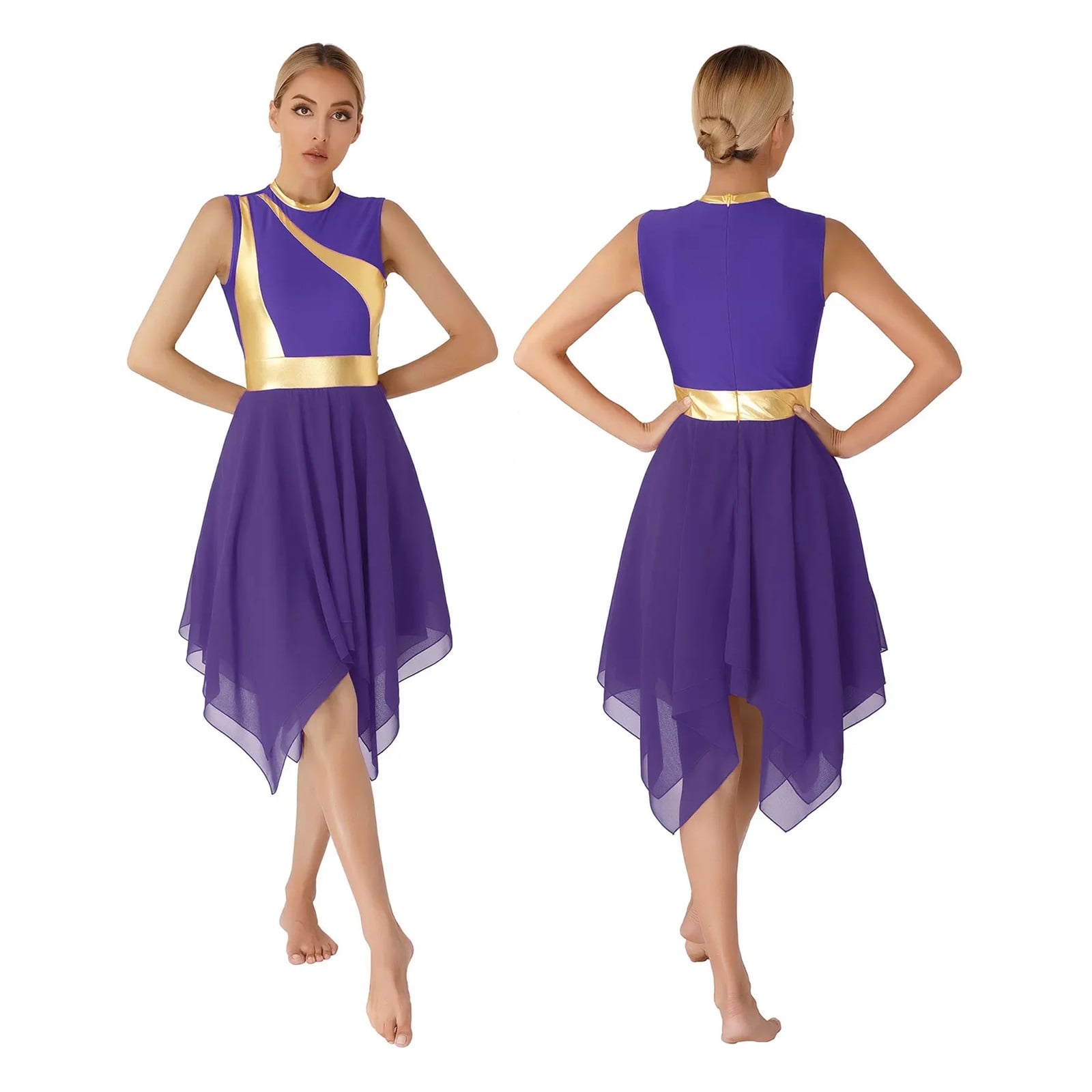 Womens Modern Lyrical Dance Costume Praise Liturgical Dresses ...