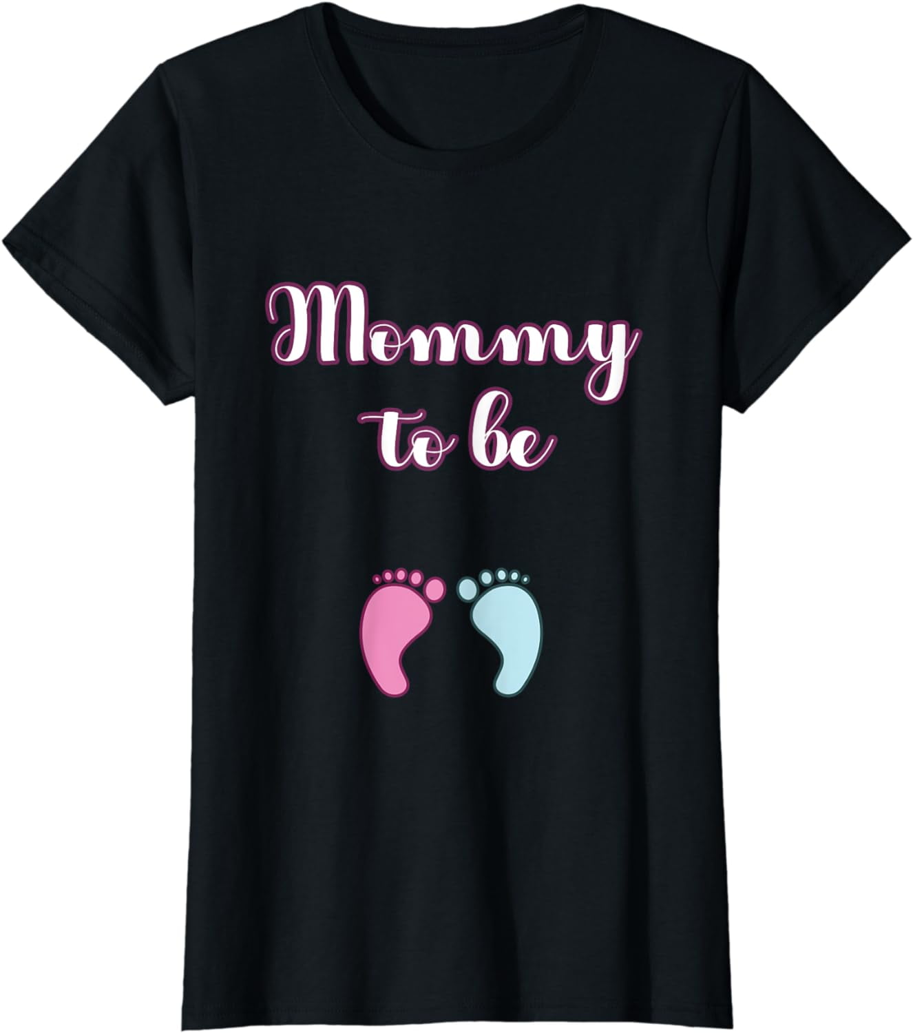 Womens Mom To Be Pregnant Mommy Woman Baby Shower Mother T-Shirt ...