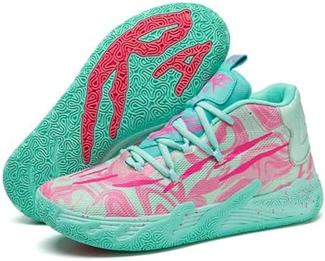 Womens Multicolour Lace Up Fashion Sneaker High-Top Casual Breathable ...