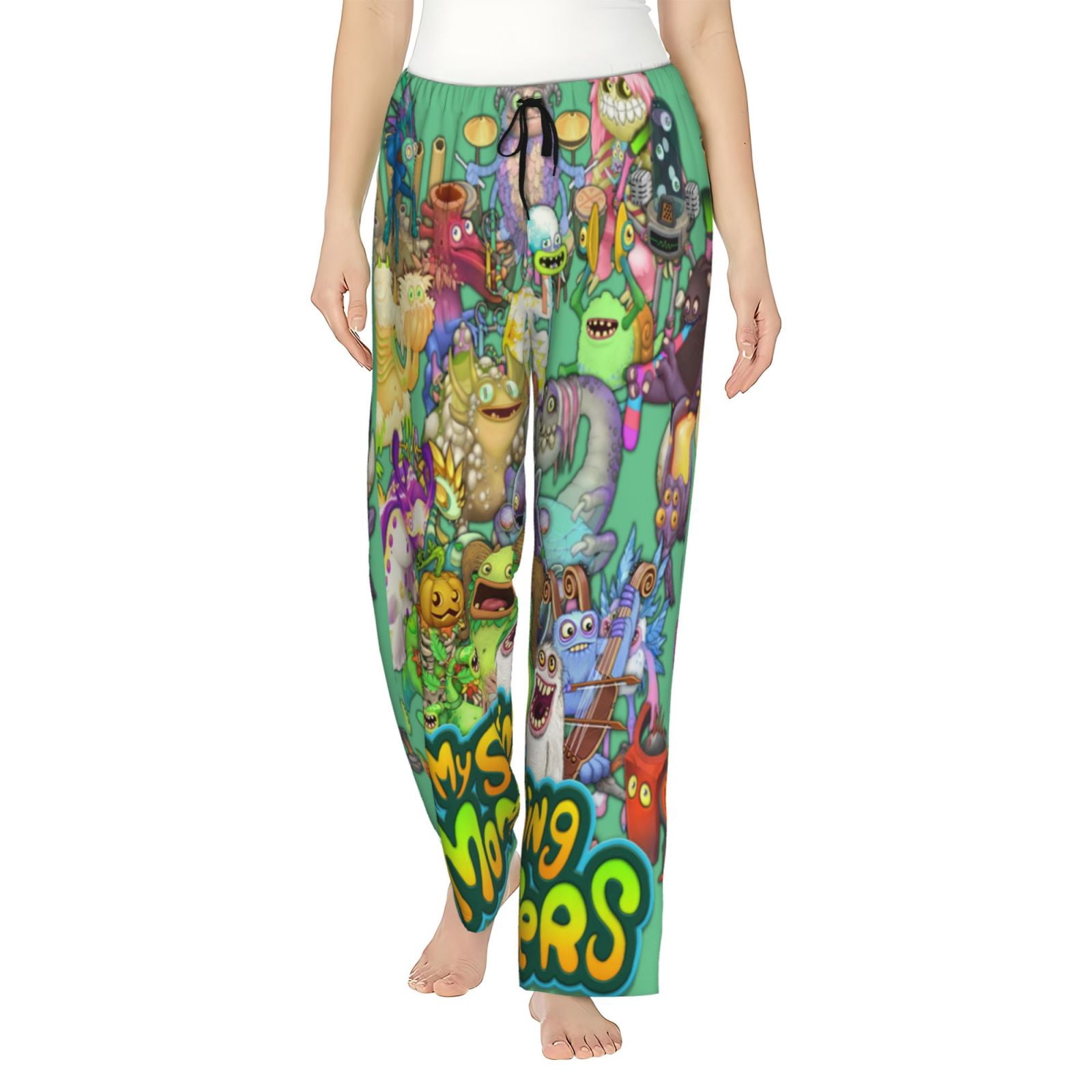 Womens My Singing Monster Pajama Pants Sleepwear Lounge Yoga Pants ...