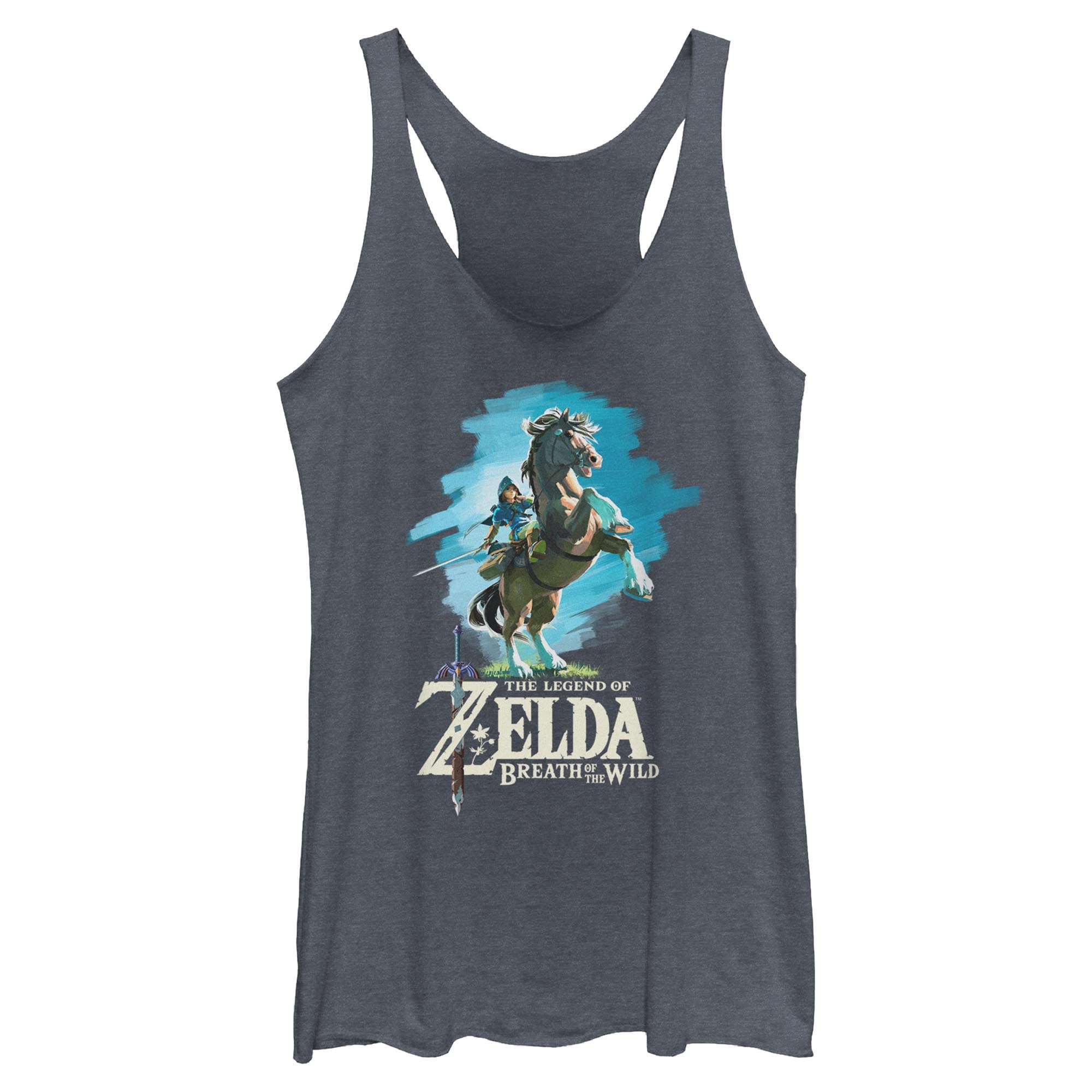 Womens Nintendo Legend of Zelda Breath of the Wild Link Epona Racerback ...
