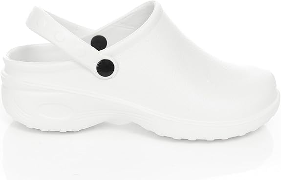 Womens Nurse Clogs Non Slip Lightweight Indoor / Outdoor Comfort Water ...
