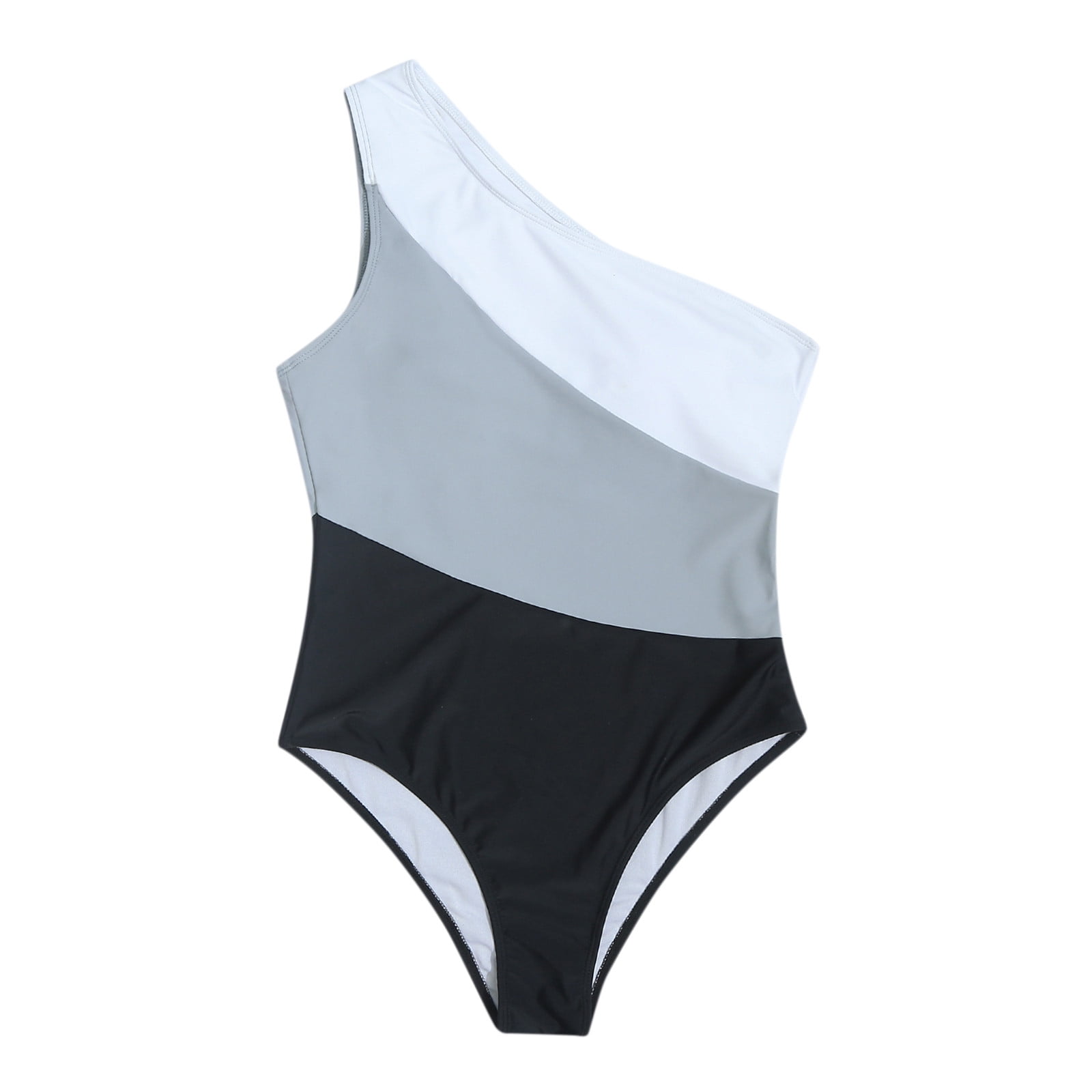 Womens One Piece Swimsuits Women Color Print Bikinis Swimsuit Sexy Push