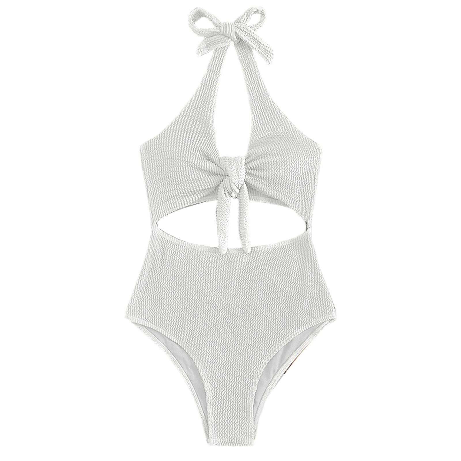 Womens One Piece Swimsuits Womens Swimsuits Neck Swimsuit for Hollow ...