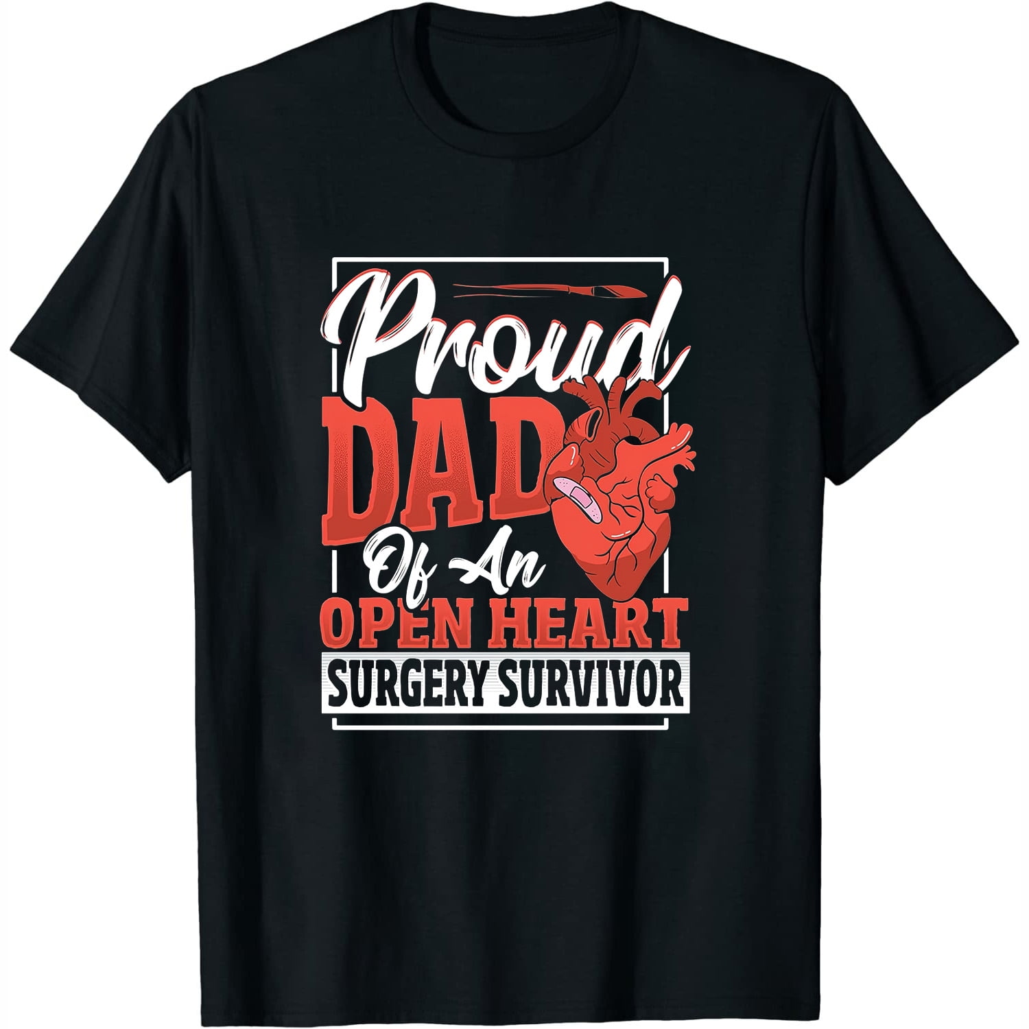 Womens Open Heart Surgery Design for Heart Health Awareness Short ...