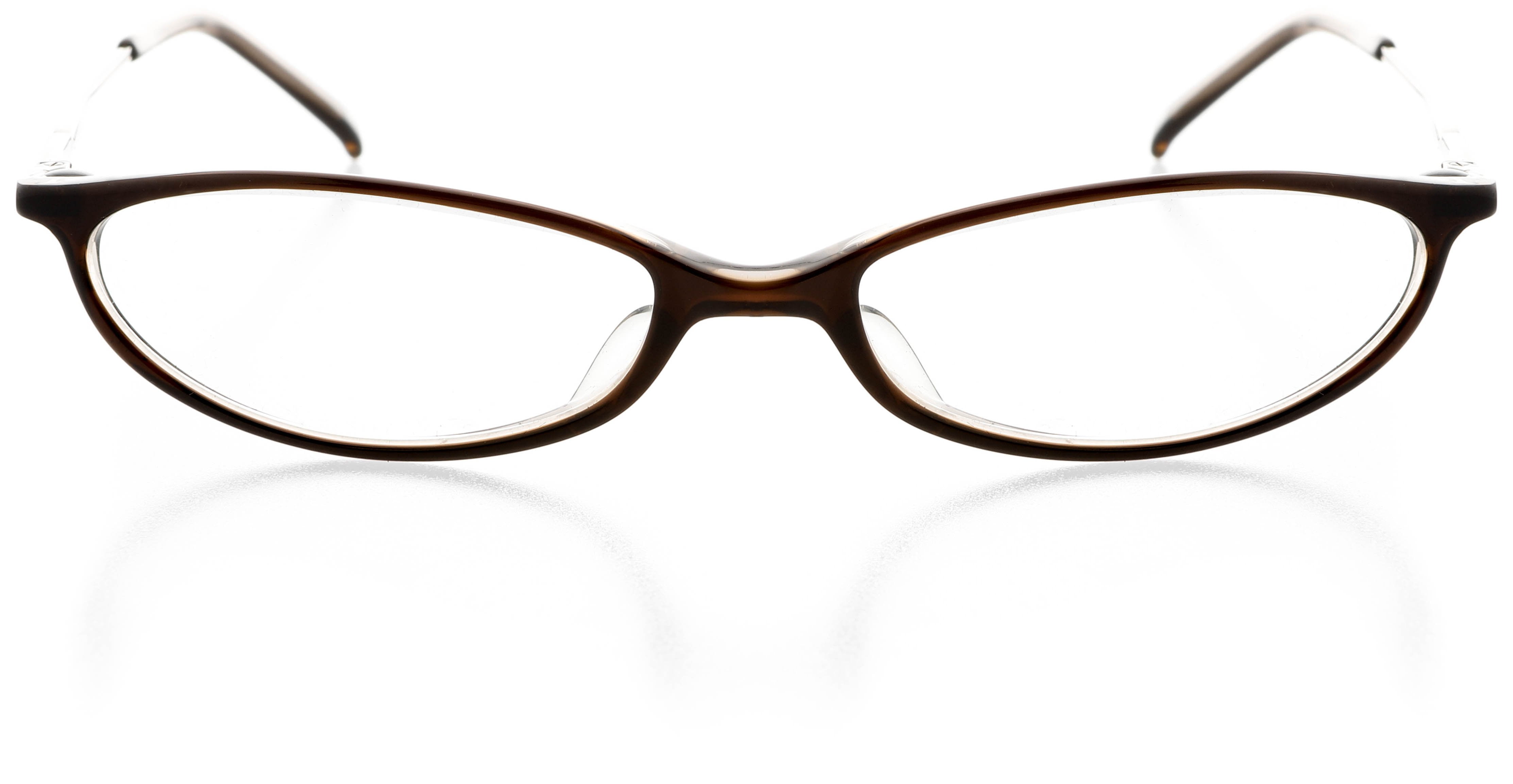 Womens Optical Eyewear - Oval Shape, Plastic Full Rim, Black Crystal ...