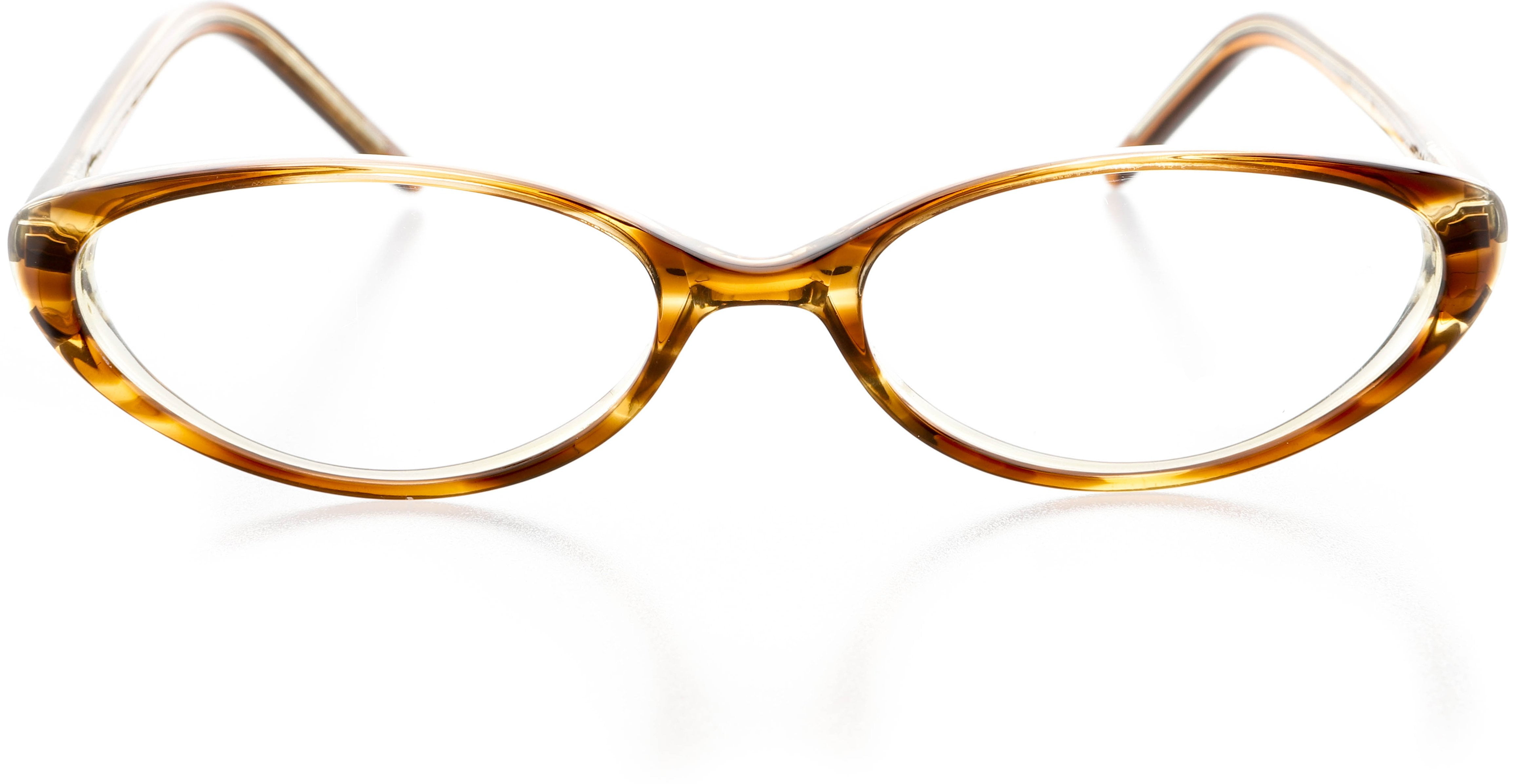 Womens Optical Eyewear - Oval Shape, Plastic Full Rim, Hazel - Walmart.com