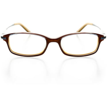 Womens Optical Eyewear - Rectangle Shape, Plastic Full Rim, Crystal ...