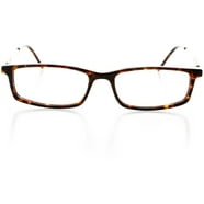 Womens Optical Eyewear - Rectangle Shape, Metal Full Rim, Bronze ...