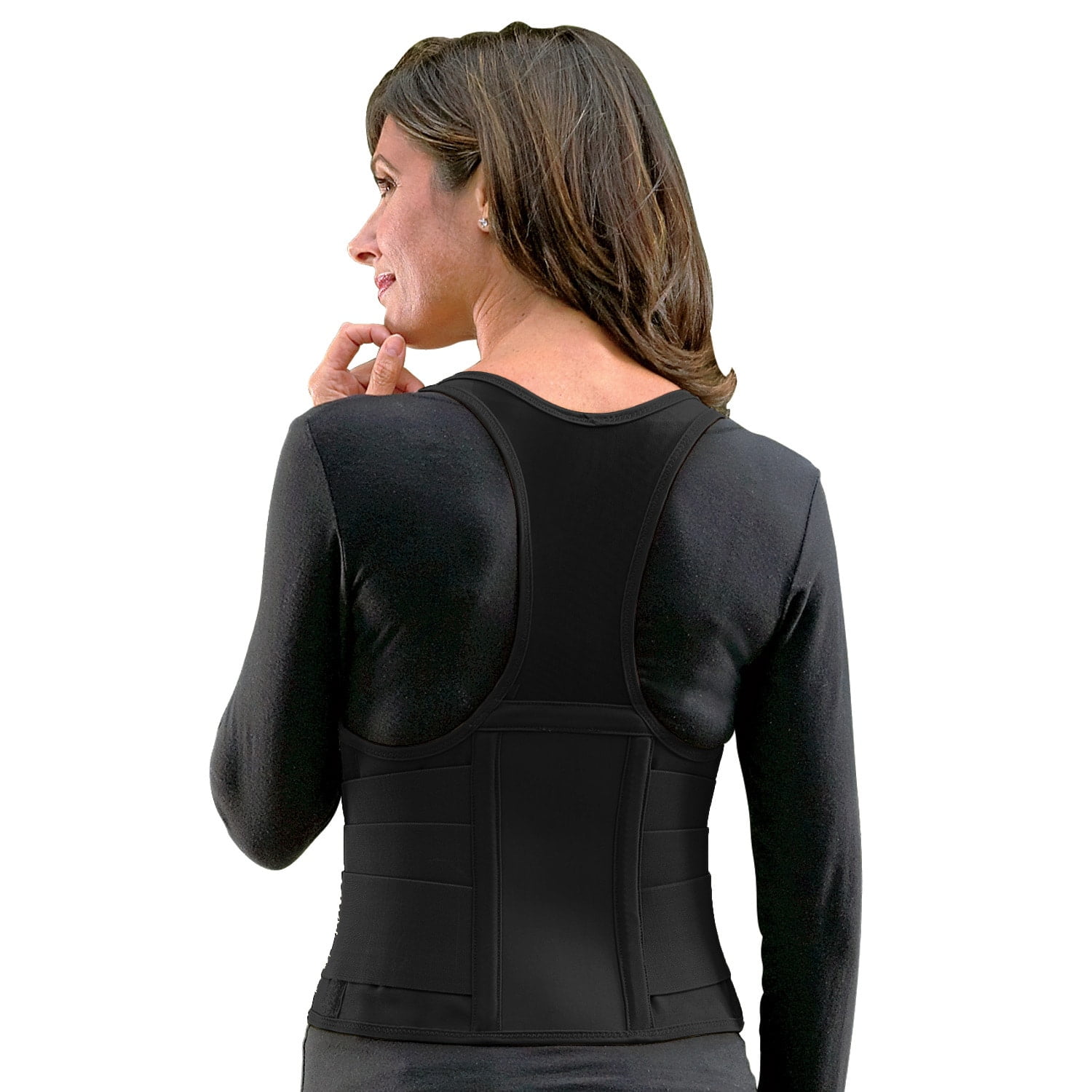 Womens Original Cincher Back Posture Spinal Alignment Support - Black ...
