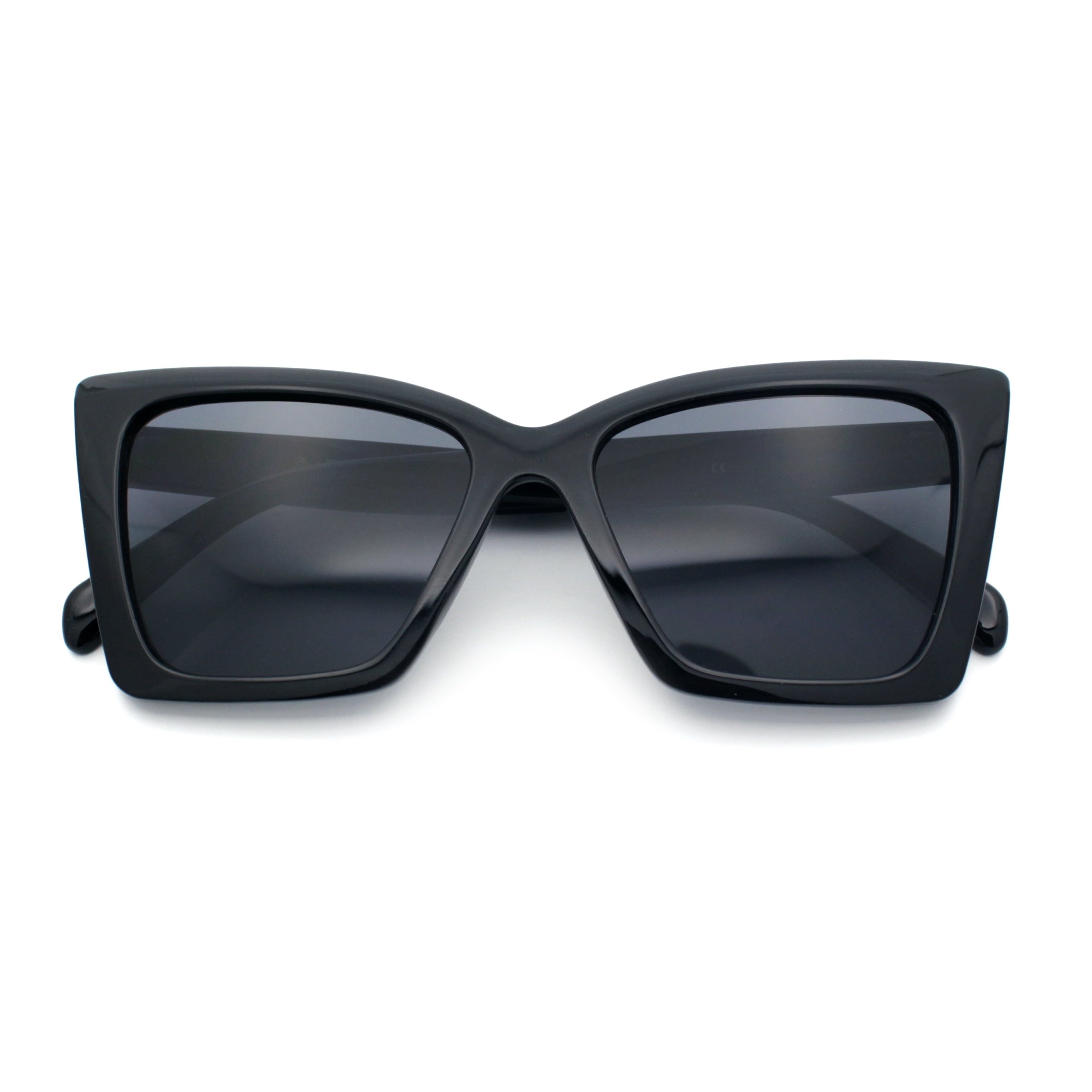 Womens Oversized Square Rectangular Plastic Retro Gothic Sunglasses All ...