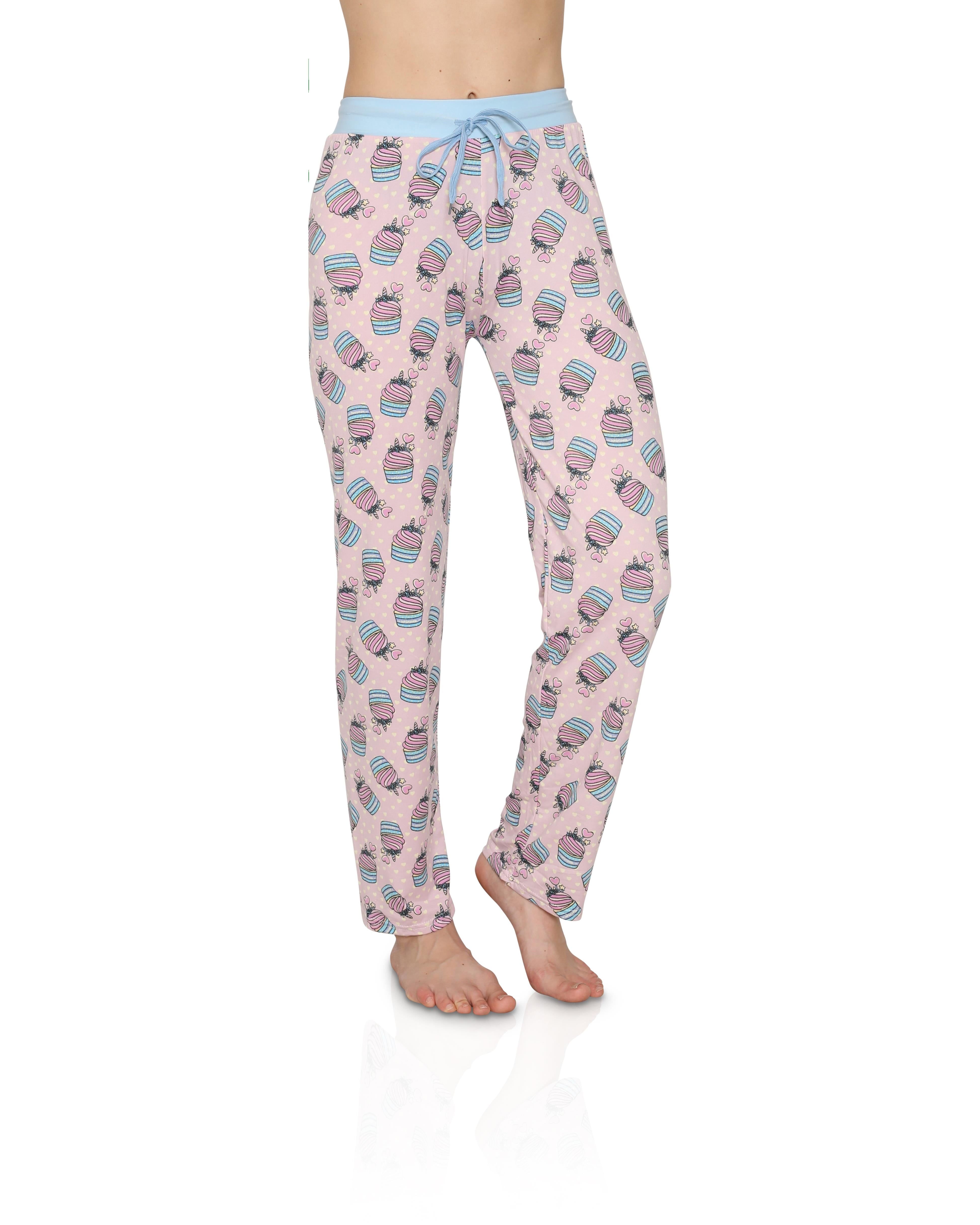 Womens Pajama Pants Female Bottoms, CupCake, Size: Small, Victoria ...