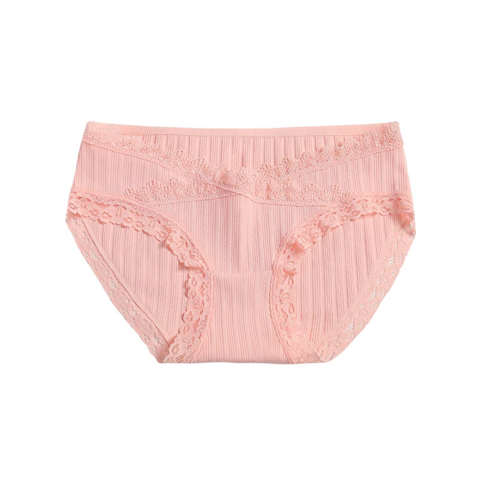 Bjutir Womens Panties Lace Threaded Panties Early Pregnancy Low Waist