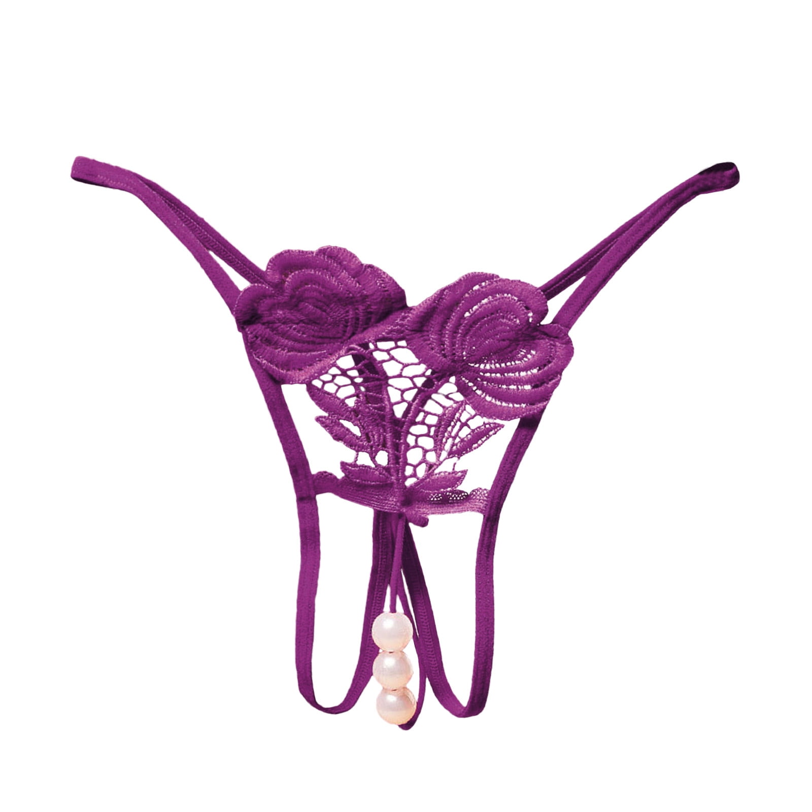 Bjutir Womens Panties Women Underwear Thongs Lace Bikini Panties G