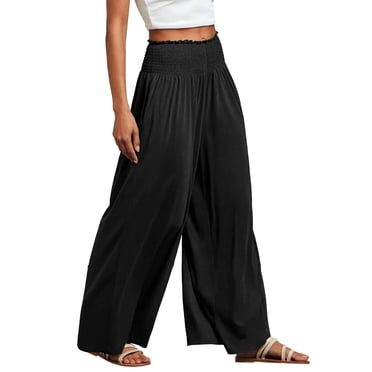 Kaemgyyd Wide Leg Pants for Women Pleated Business Casual Work Long ...