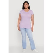 Womens Plus Size Dri More Core Workout Tee With Wicking - Walmart.com