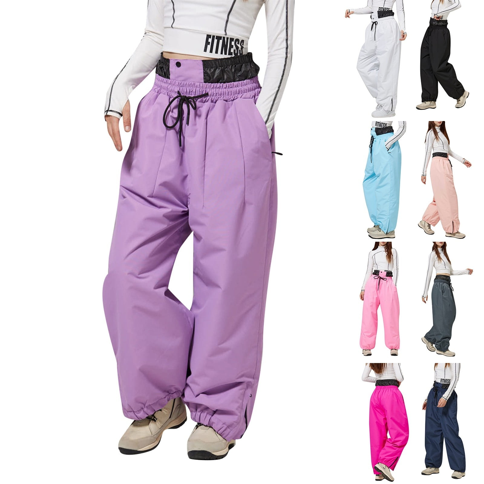 Womens Plus Size Pants Unisex Insulated Softshell Hiking Pant with ...