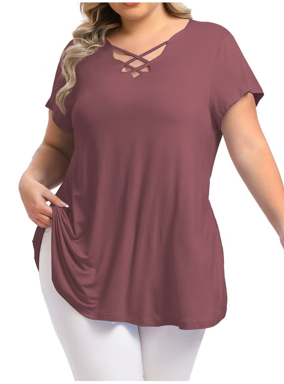 Womens Criss Cross Tops