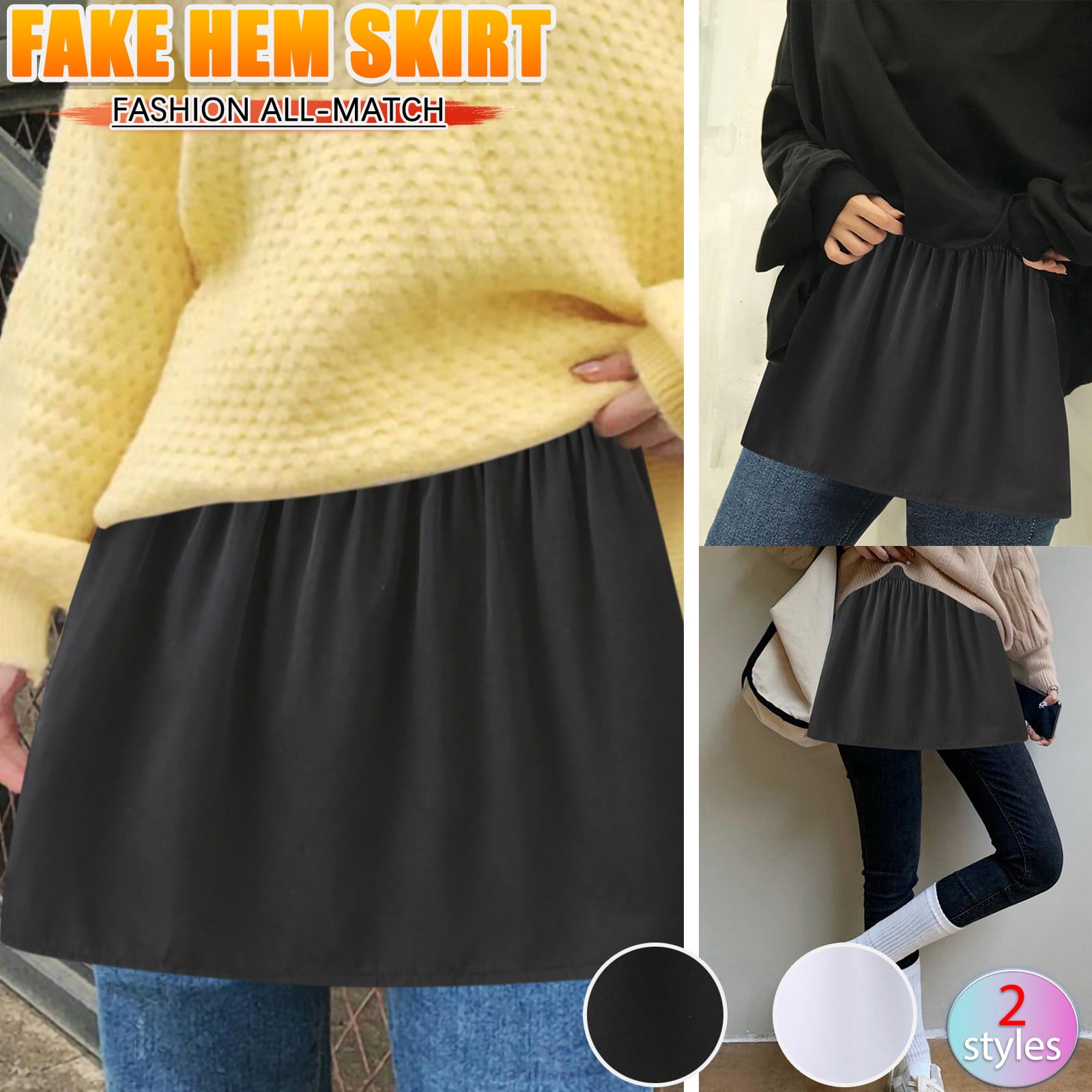 Womens Plus Skirts Extender Tiered Half Stripe Slip Sheer Layered White ...