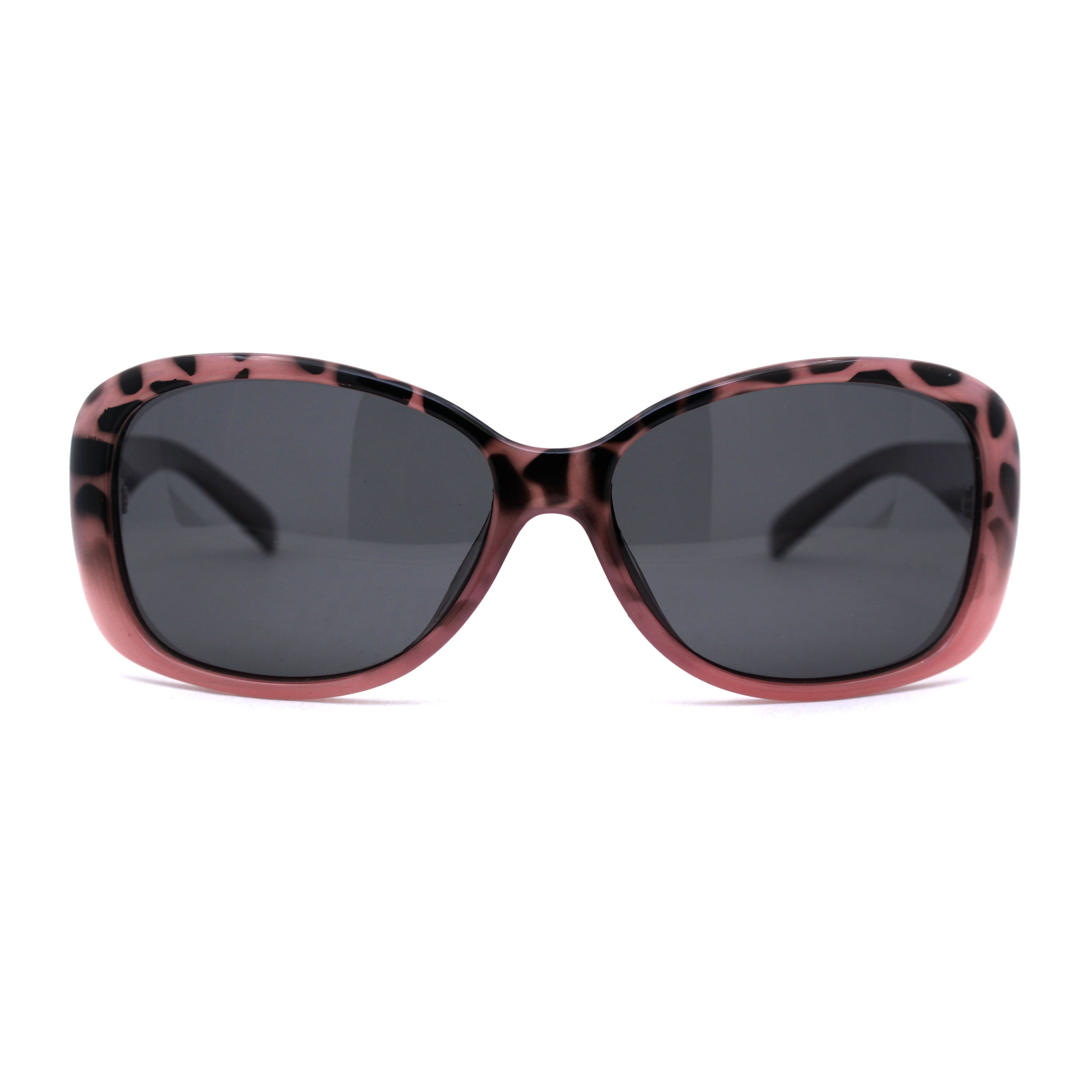 Womens Polarized Chic Narrow Butterfly Plastic Sunglasses Pink Tortoise Black - Walmart.com