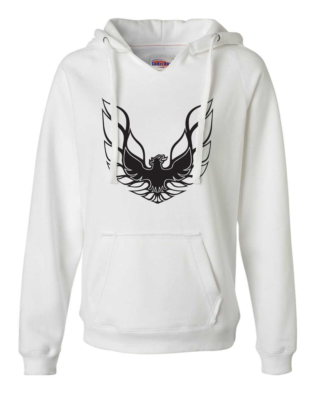 Womens Pontiac Firebird Logo GTA Trans-Am Retro Deluxe Soft Hoodie ...