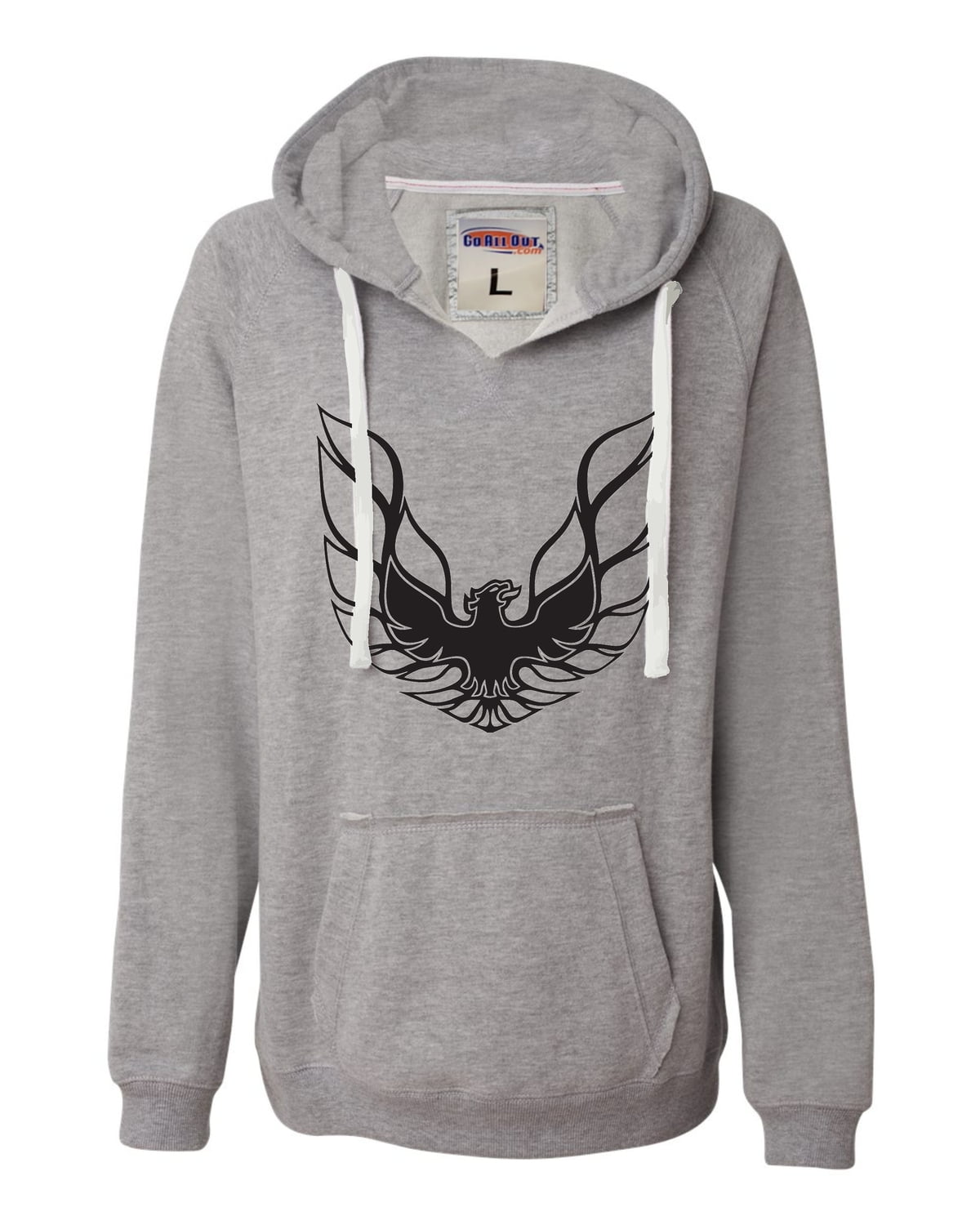 Womens Pontiac Firebird Logo GTA Trans-Am Retro Deluxe Soft Hoodie ...