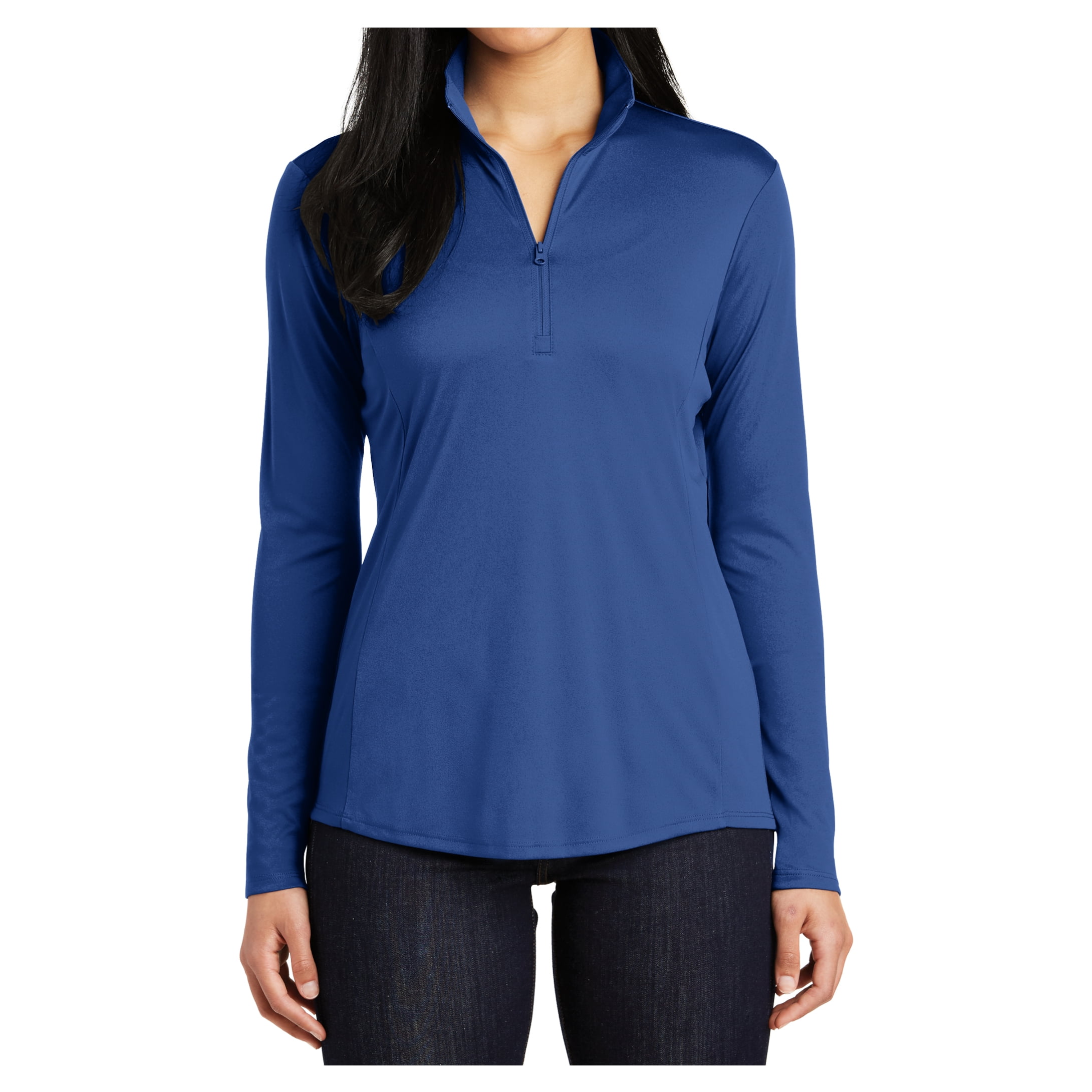 Womens PosiCharge Competitor 1/4-Zip Lightweight Polyester Pullover ...