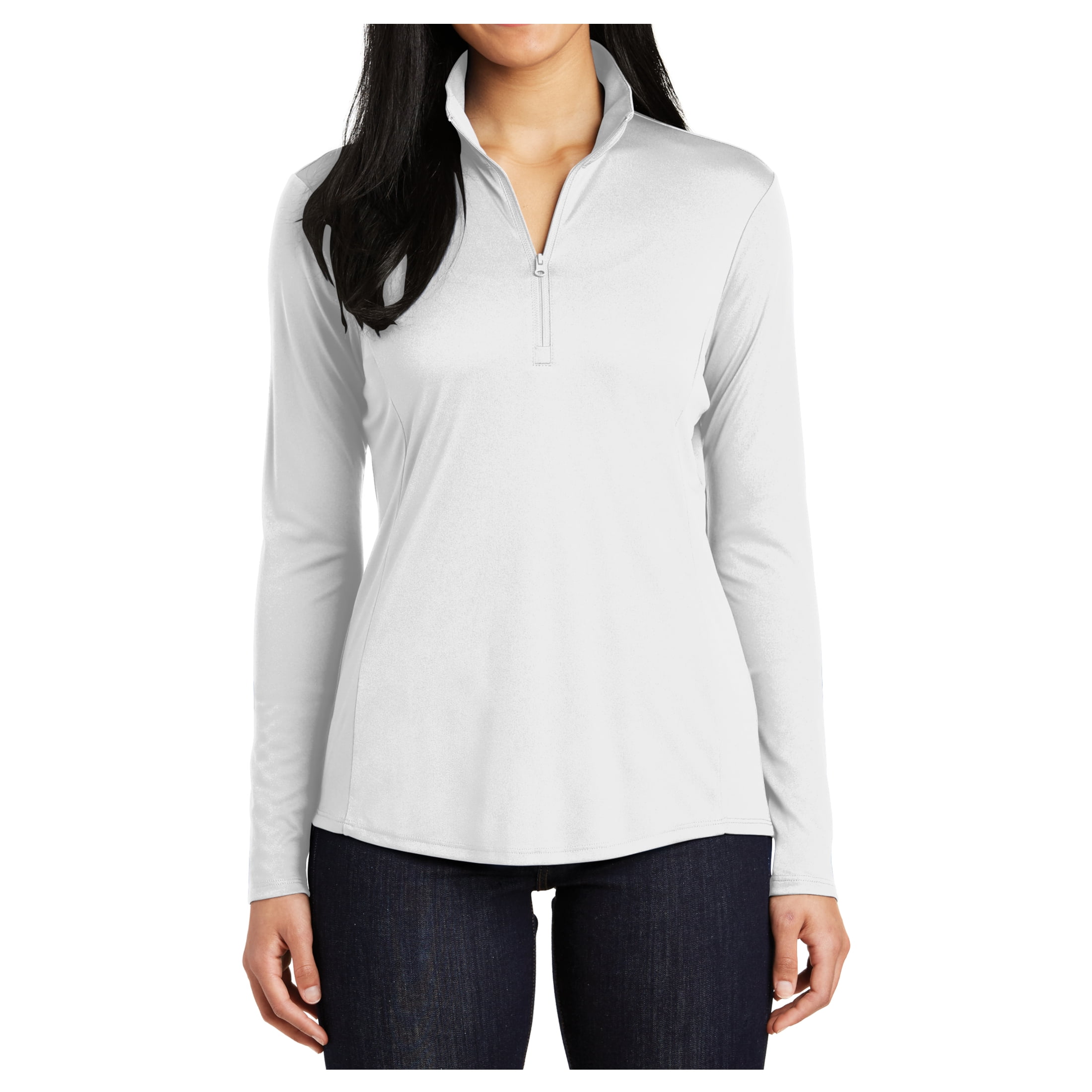 Womens PosiCharge Competitor 1/4-Zip Lightweight Polyester Pullover ...