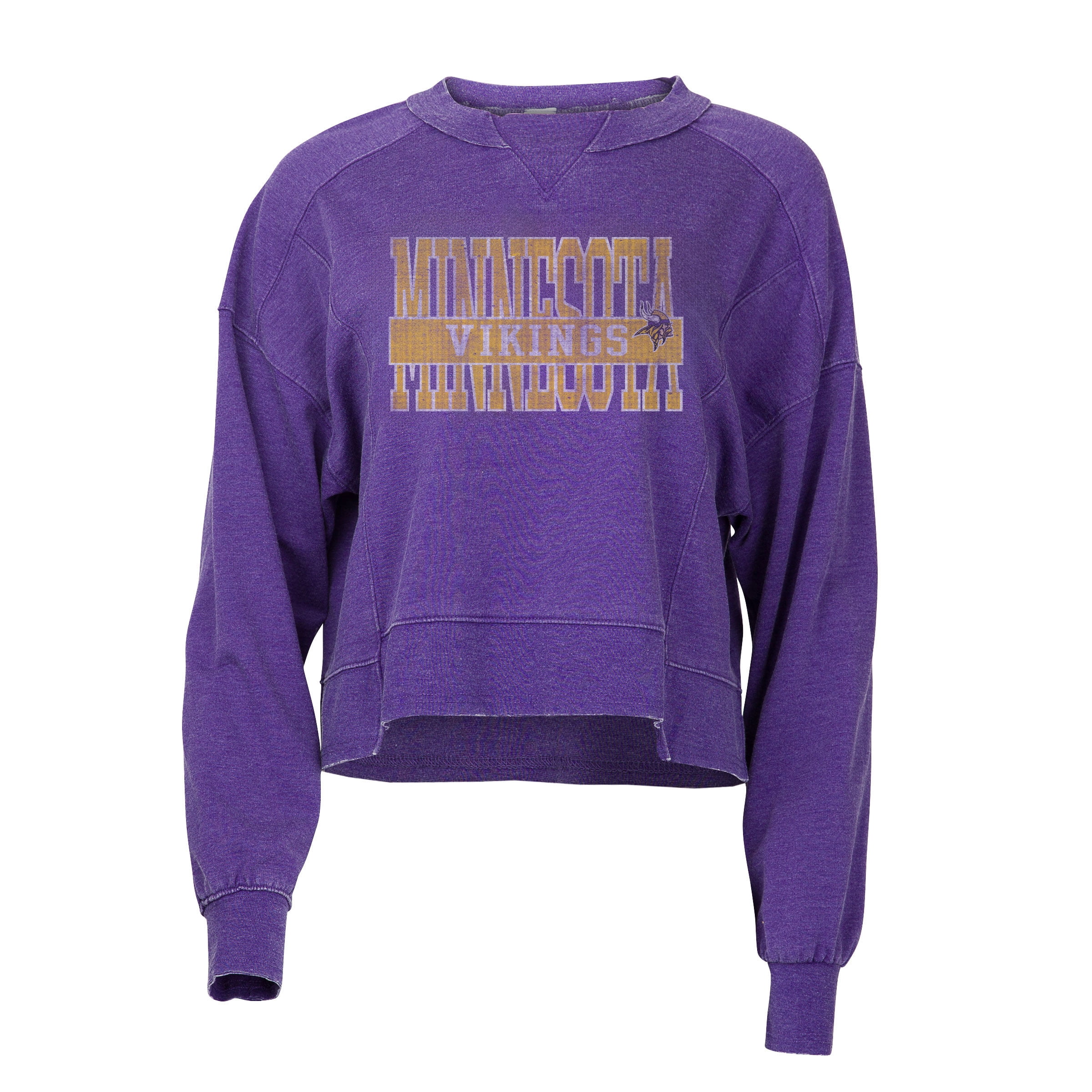 Womens Primry Color Long Sleeve Fleece Crew Pullover Full Name ...